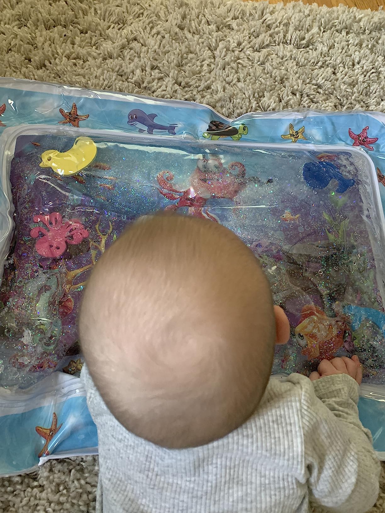 $2/mo - Finance Splashin'kids Inflatable Tummy Time Premium Water mat ...