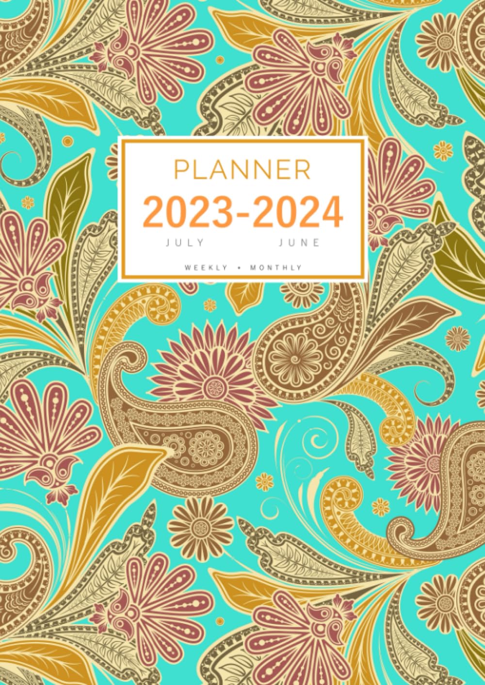 Planner July 2023-2024 June: A4 Weekly and Monthly Organizer | Indian ...