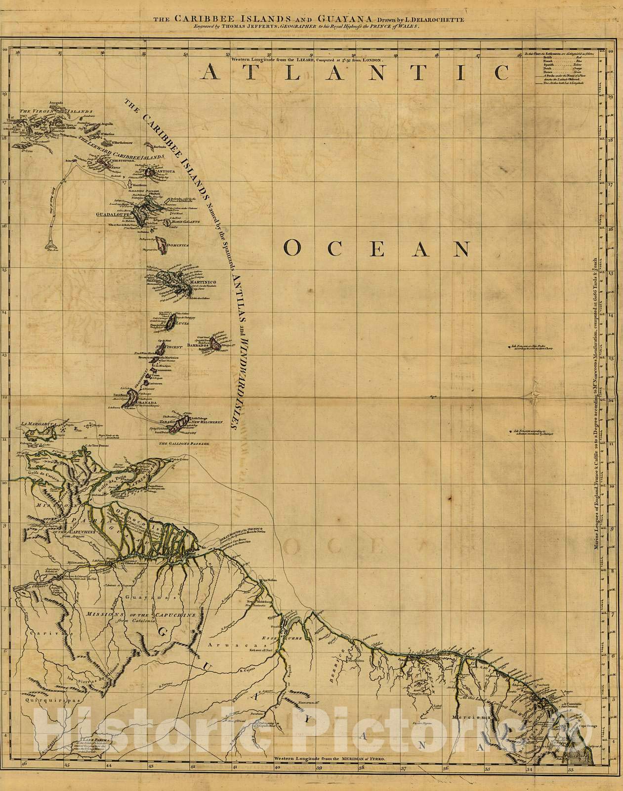 Historic Pictorichistoric 1768 Wall Map A General Topography Of North ...