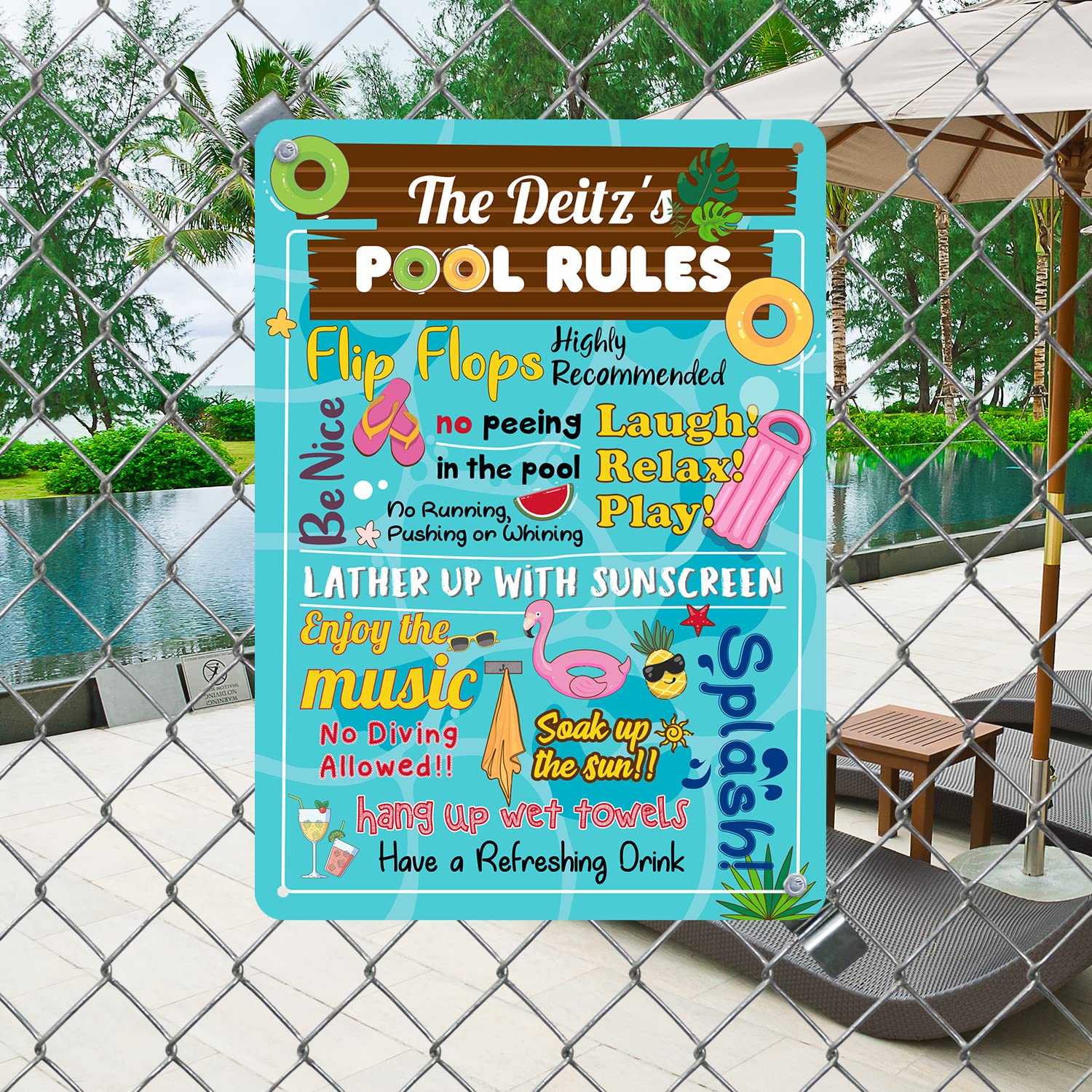 Personalized Pool Accessories Personalized Floating Light For Pool,