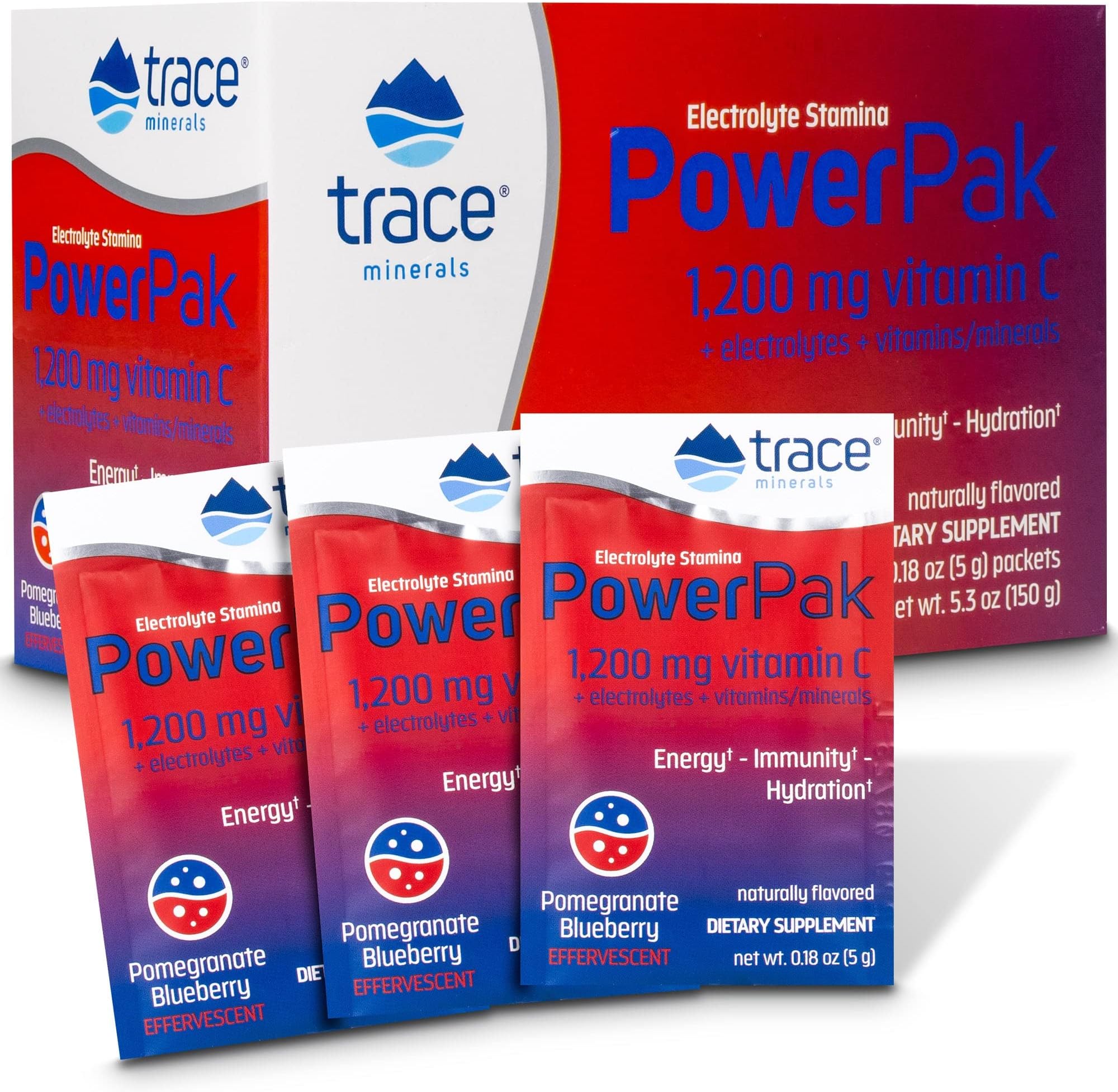 Amazon.com: Trace Minerals | Power Pak Electrolyte Powder Packets ...