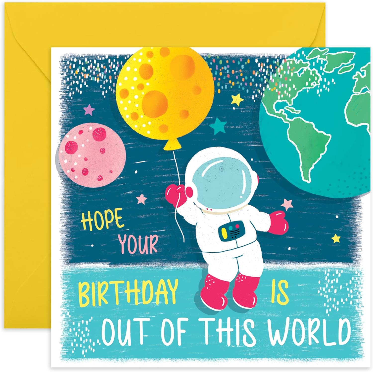 Amazon.com : CENTRAL 23 Boy Birthday Card - Spaceman Birthday - Happy ...