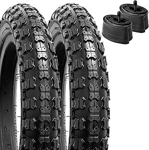 Amazon.com : YUNSCM 2-PCS 12.5" Kid Bike Tires 12 ½X2 ¼ (62-203) and 12.5" Heavy Duty Bike Tubes ...