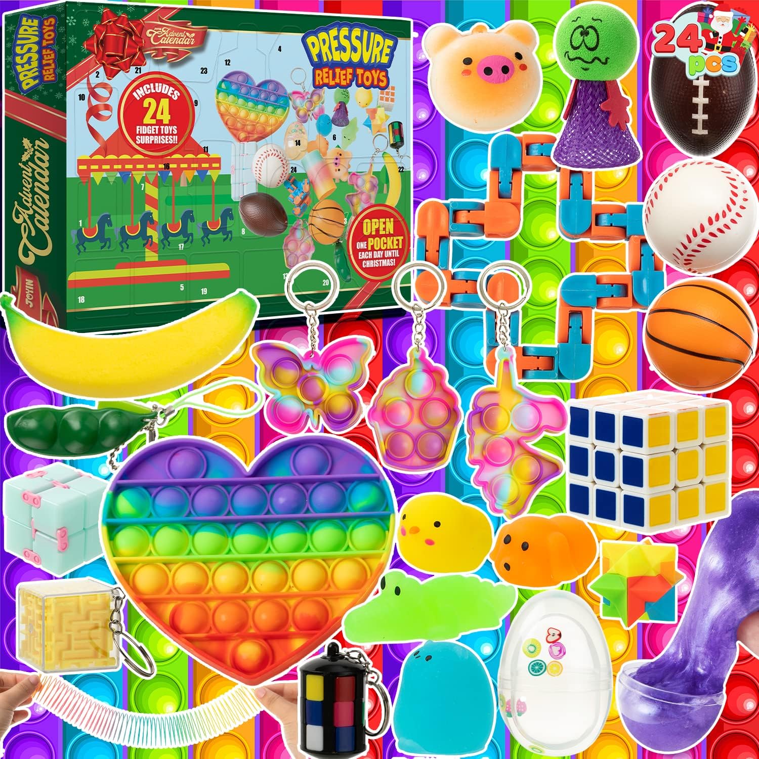 Joyin Calendario De Adviento 2022 Con Juego De Burbujas Para Reventar joyin-calendario-de-adviento-2022-con-juego-de-burbujas-para-reventar