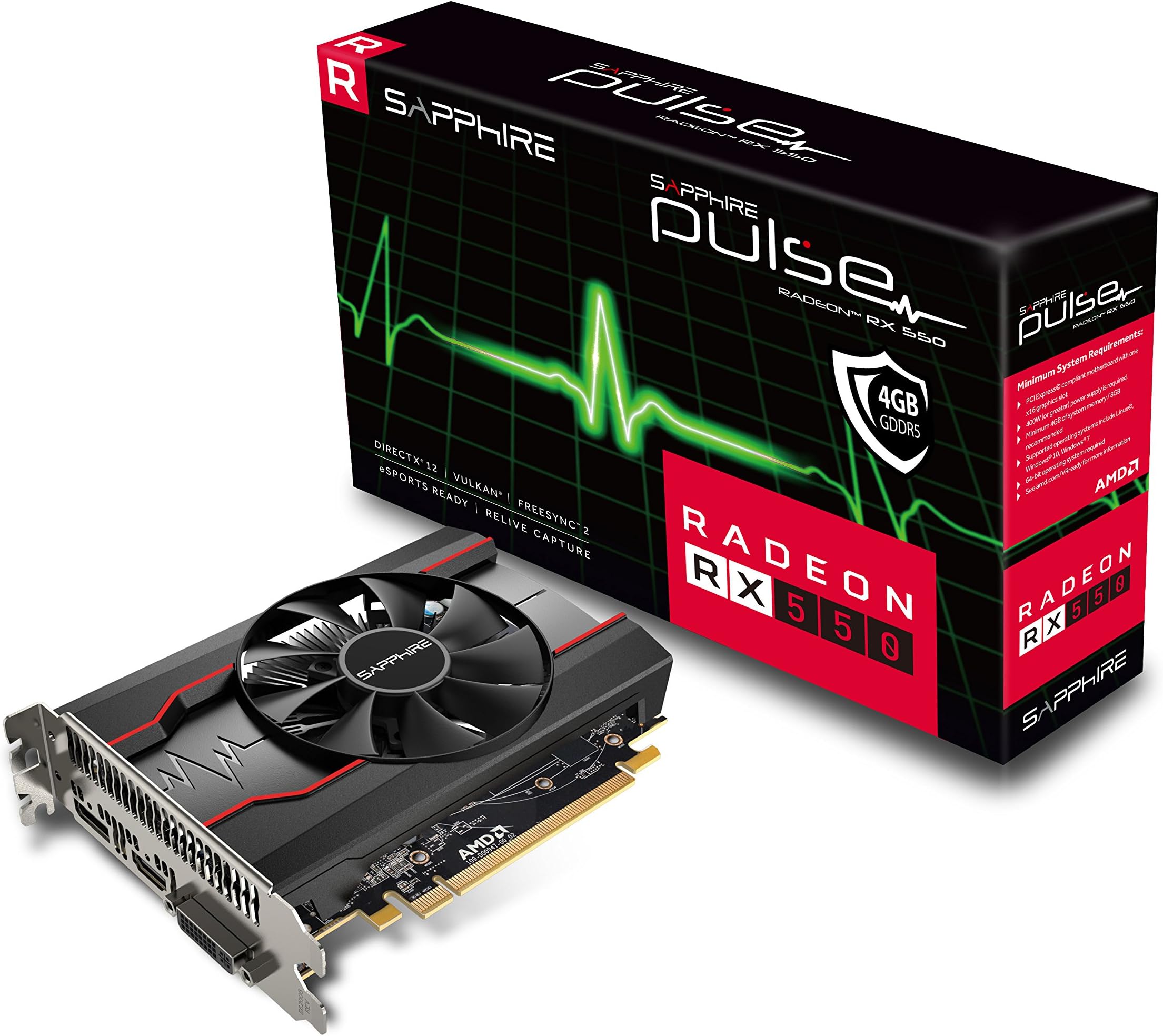 Amazon.in: Buy Sapphire Technology Pulse Radeon Gddr5 Pci_E Rx 550 4Gb ...