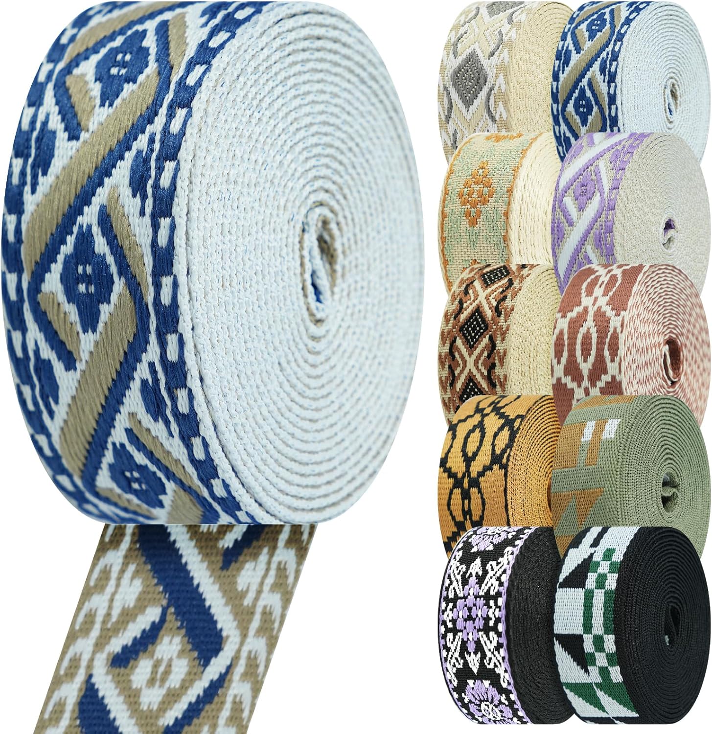 Amazon.com : Nylon Webbing 1.5 Inch Heavy Duty Nylon Webbing Strap 3.3 ...