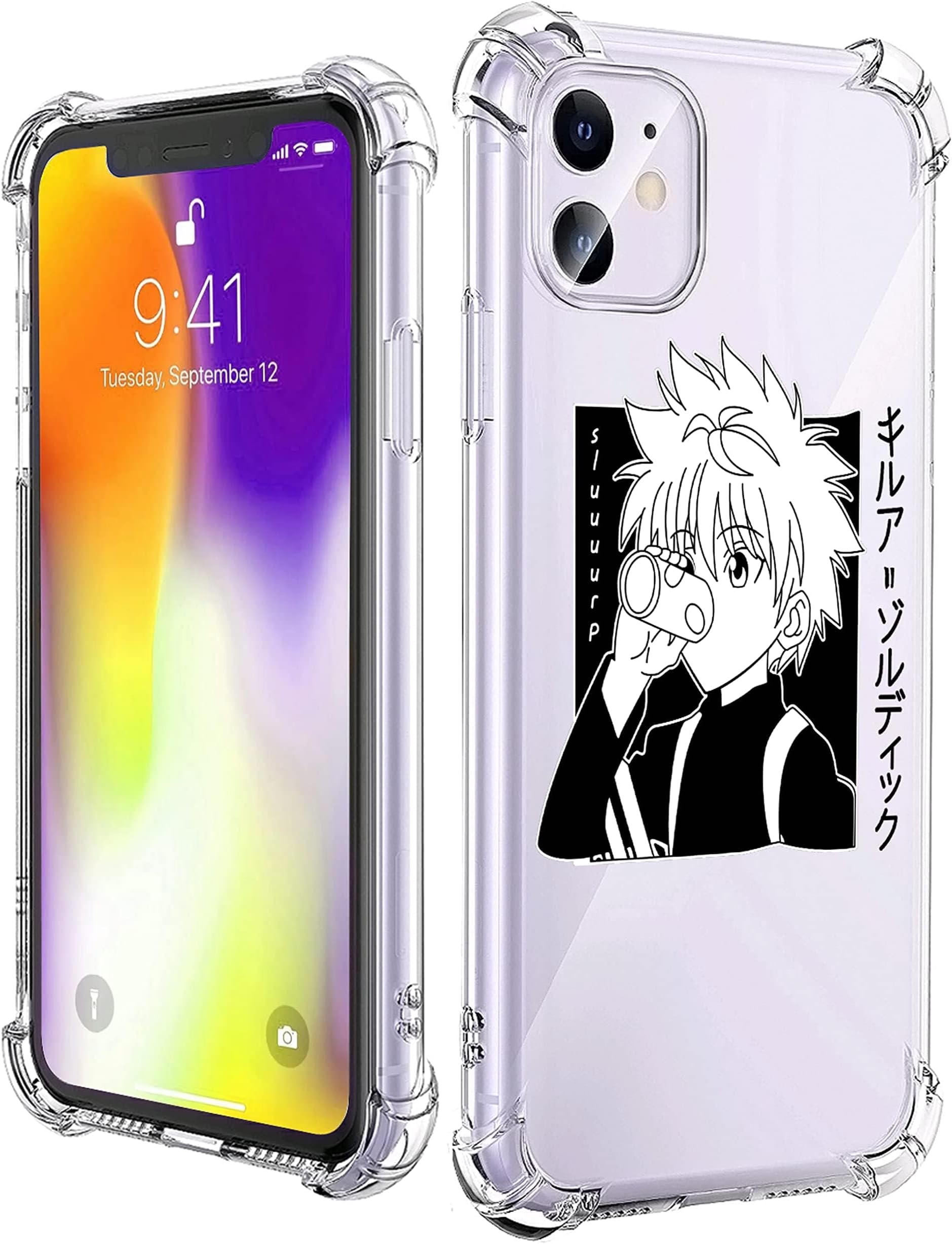 Amazon.com: Oqplog Killua TPU Case for iPhone SE 2022/2020/7/8 Girly ...