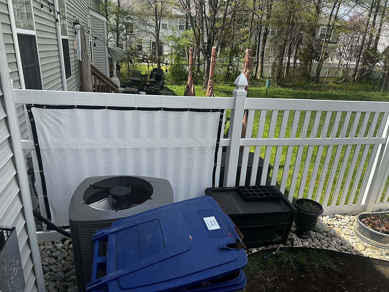 $8/mo - Finance ColourTree 5' x 50' Fence Screen Privacy Screen Green ...