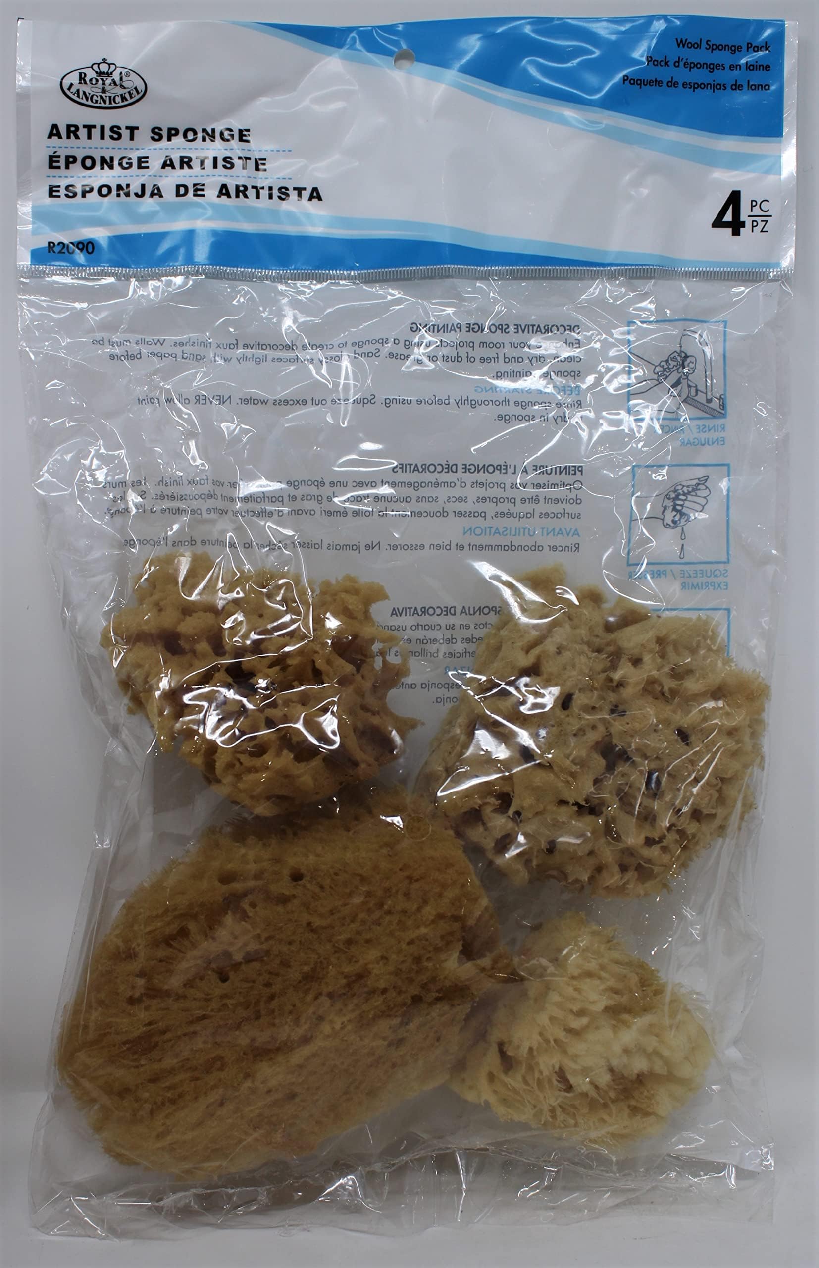 Amazon.com: FolkArt Synthetic Sponge Set, Small, Brown : Everything Else