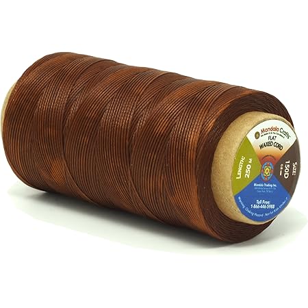 Amazon.com: Tenn Well Waxed Thread, 328 Yards 150D 1MM Leather Sewing ...
