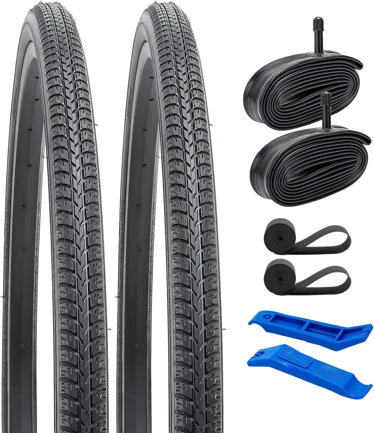 Amazon | 2本セット,24 1 3/8 タイヤ,24x1 3/8 37-540 自転車タイヤ + チューブ 肉厚 米式バルブ32mm+リムテープ+ タイヤレバー,タイヤ 24x1 3/ ...