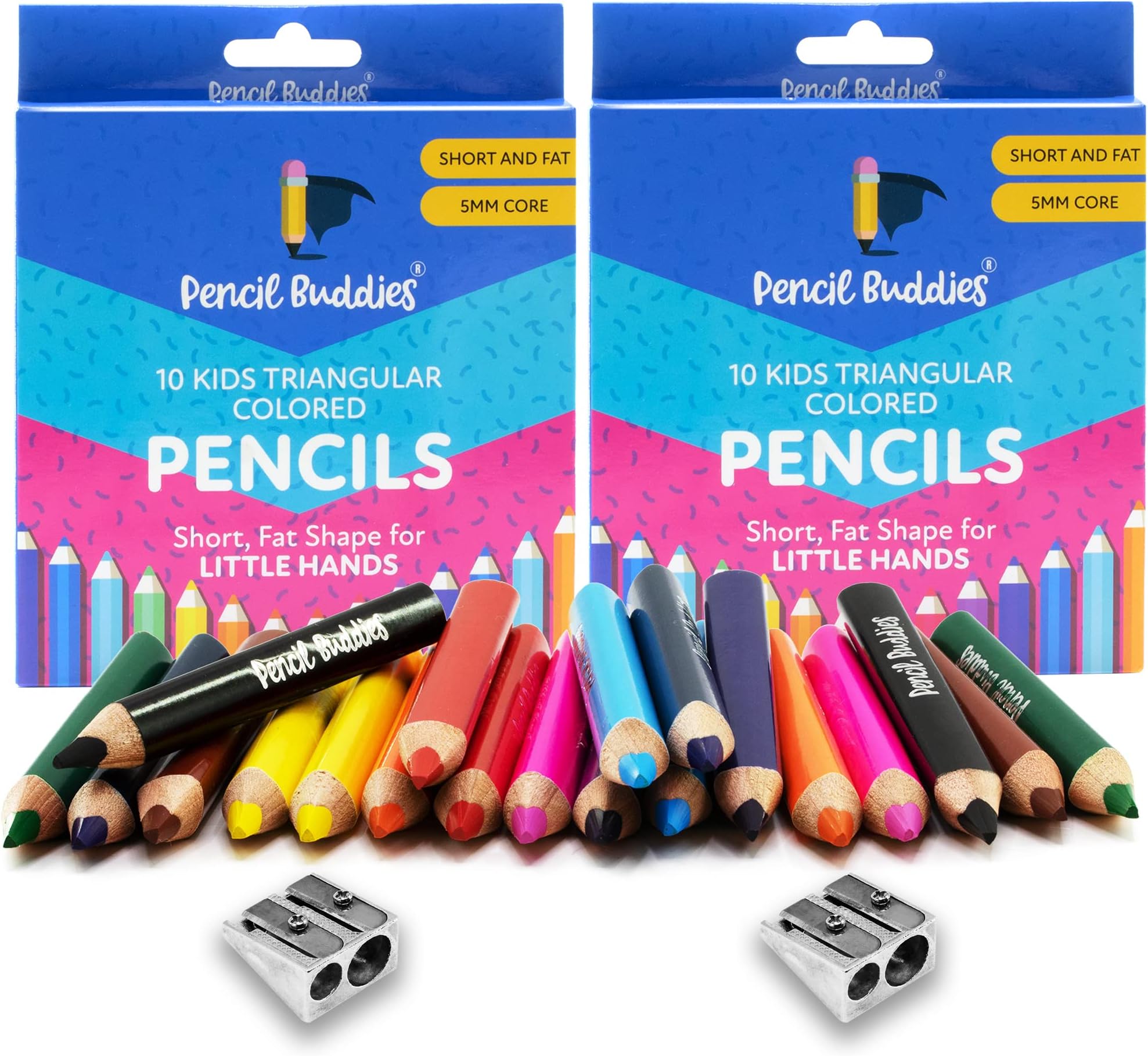 Amazon.com: JoyousJays 3-in-1 Jumbo Colored Pencils For Kids (Ages 3 ...