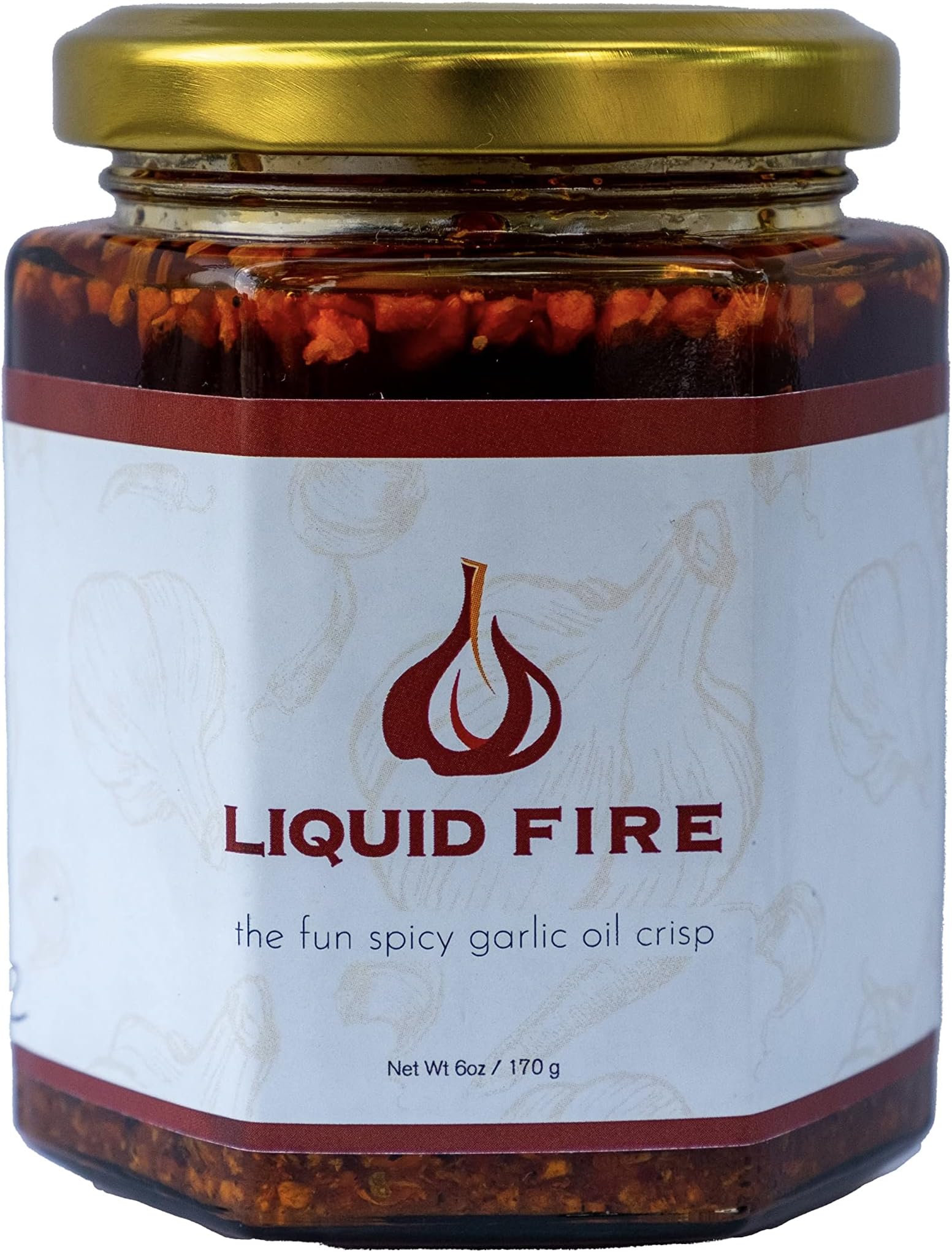 Amazon.com : Liquid Gold Garlic Fire Chili Crisp Extra Virgin Olive Oil ...
