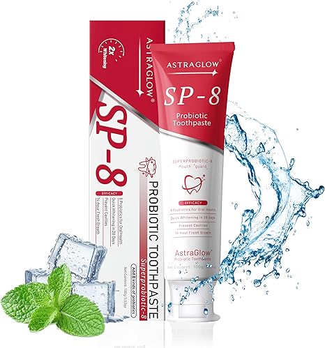 Amazon.com: AstraGlow Super Probiotic Toothpaste - SP-8 Whitening ...