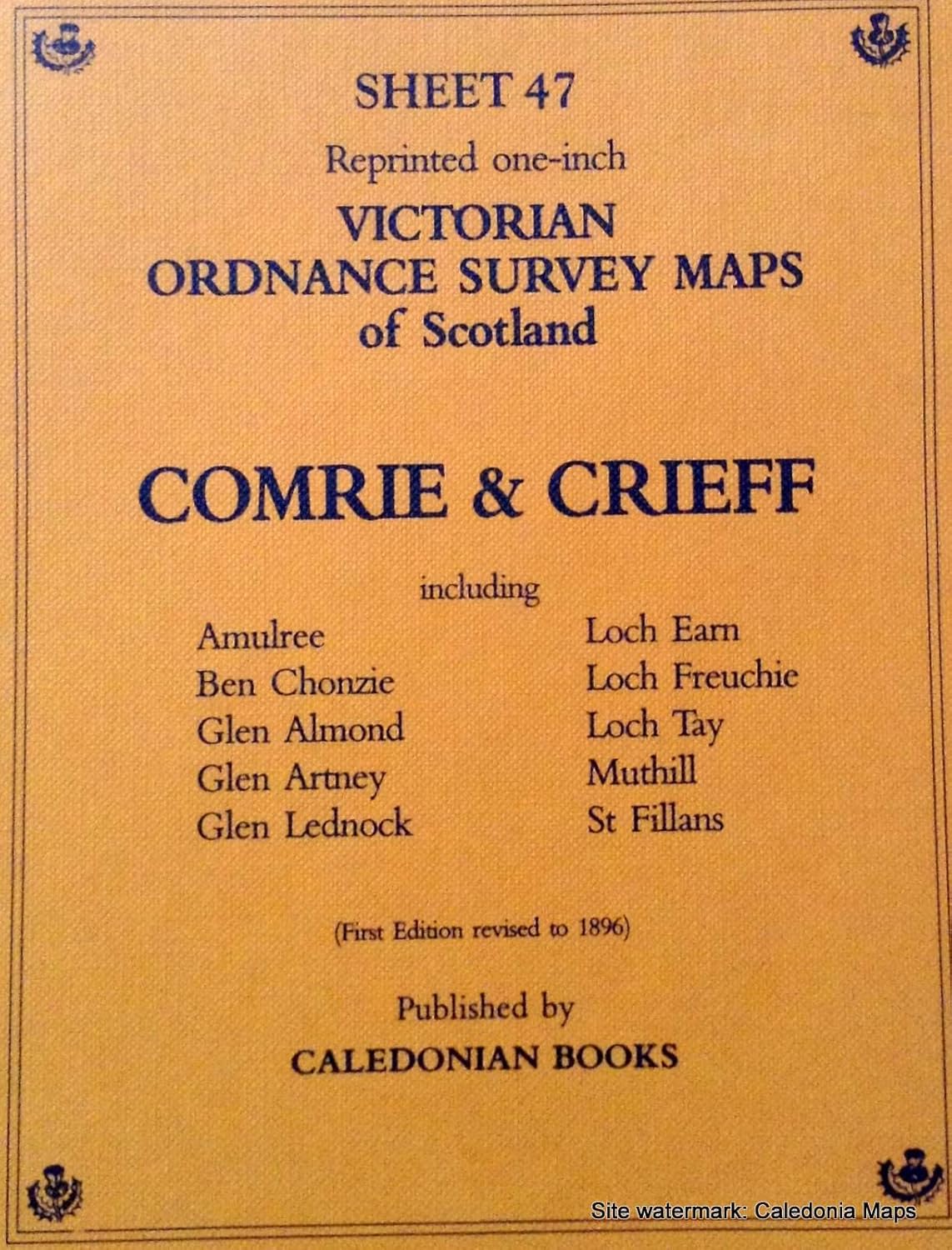 Amazon | Crieff (Sheet 47) (Victorian Ordnance Survey Maps) | World