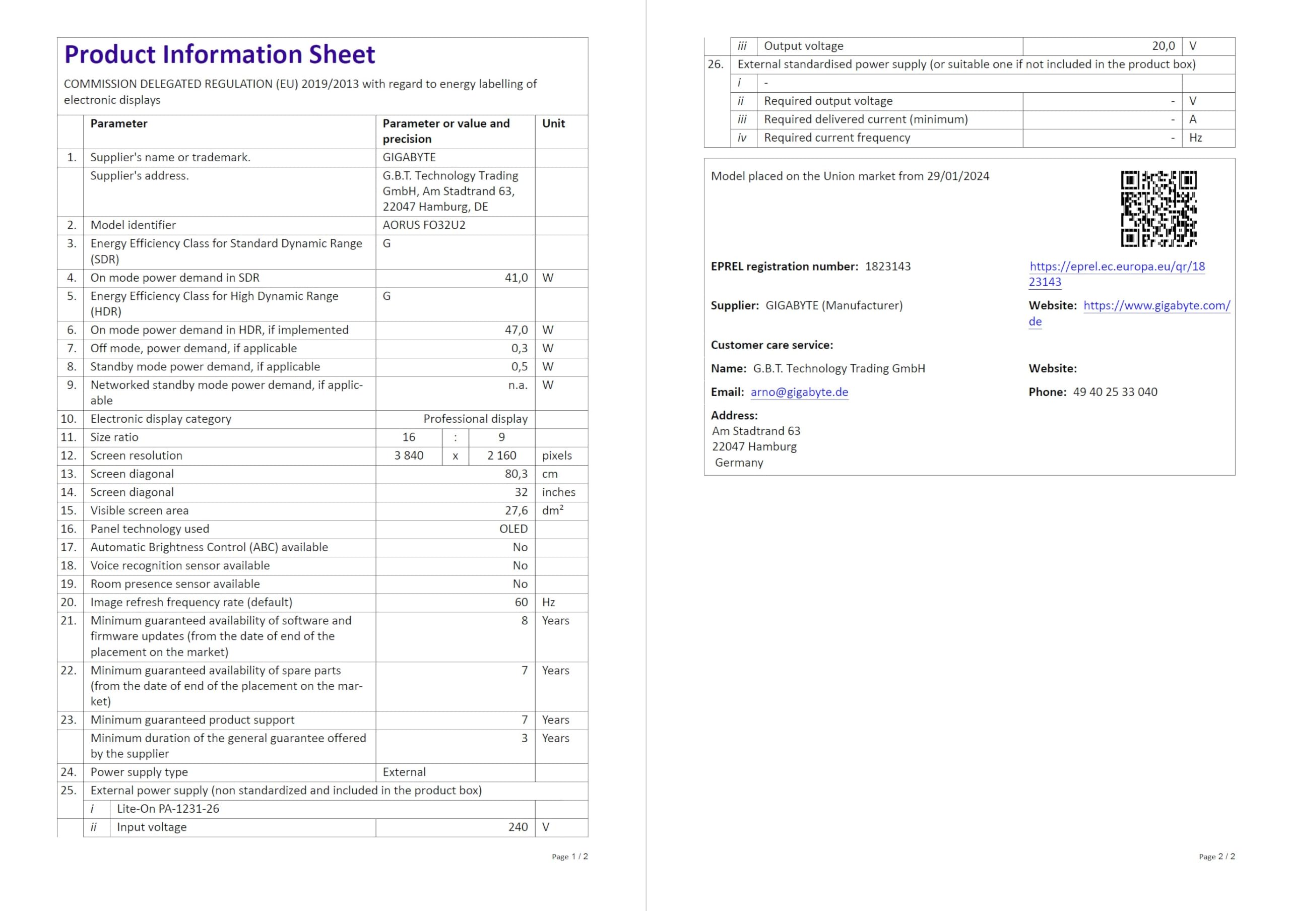 ASUS ROG Swift 32” 4K OLED Gaming Monitor (PG32UCDP) - WOLED, Dual Mode ...