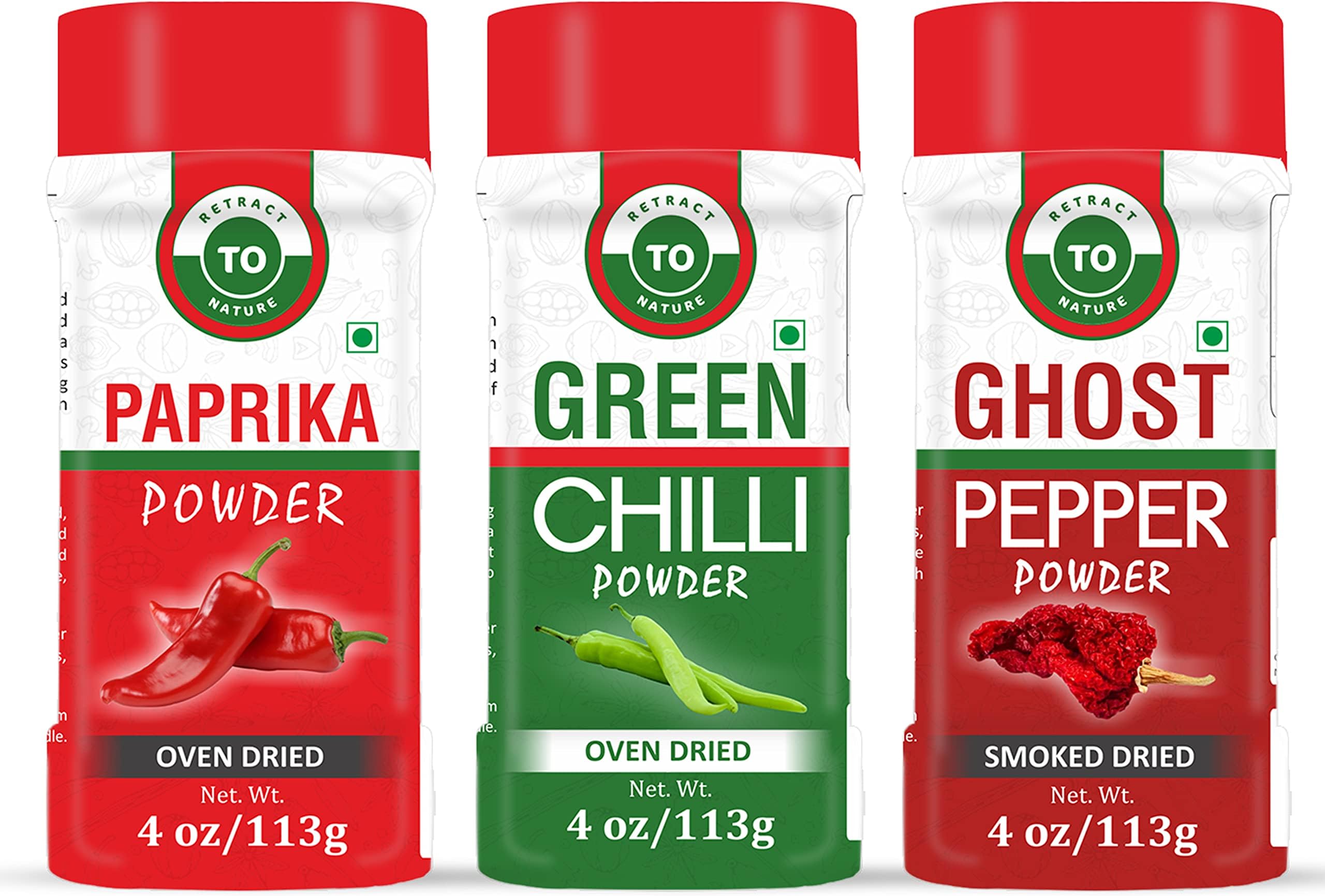 Amazon.com : RETRACT TO NATURE - Ghost Pepper Powder (Smoked Dried ...