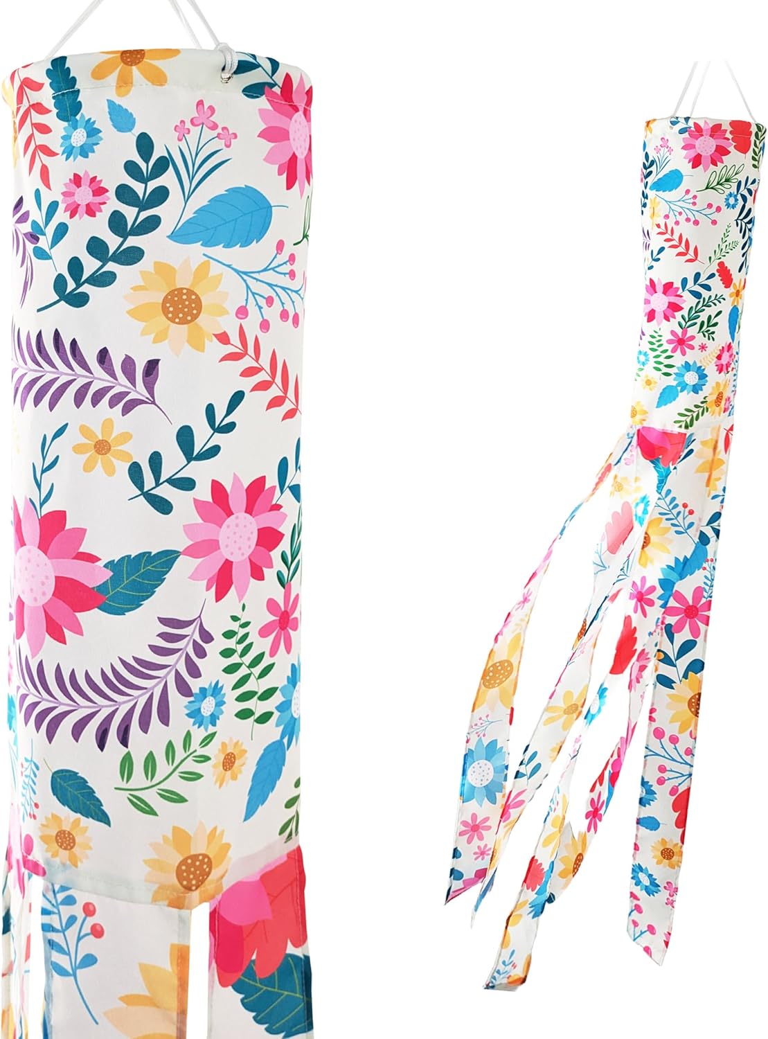 Amazon.com: Madrona Brands Flower Blossoms Summer Windsock | Durable ...