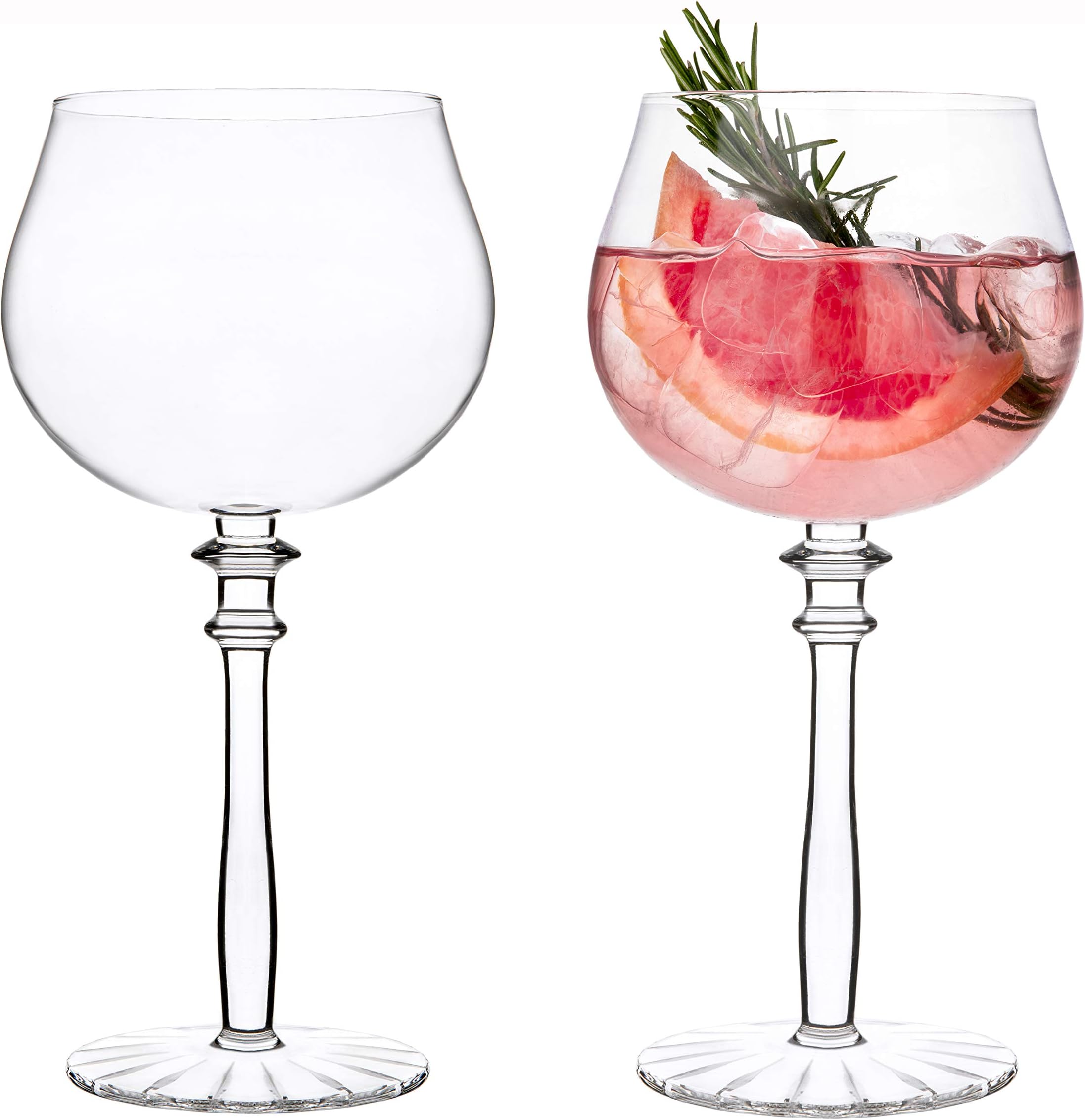 Gin Glasses Set of 2 - Perfect Gin Gifts for Women or Men - Inc. 2 x ...