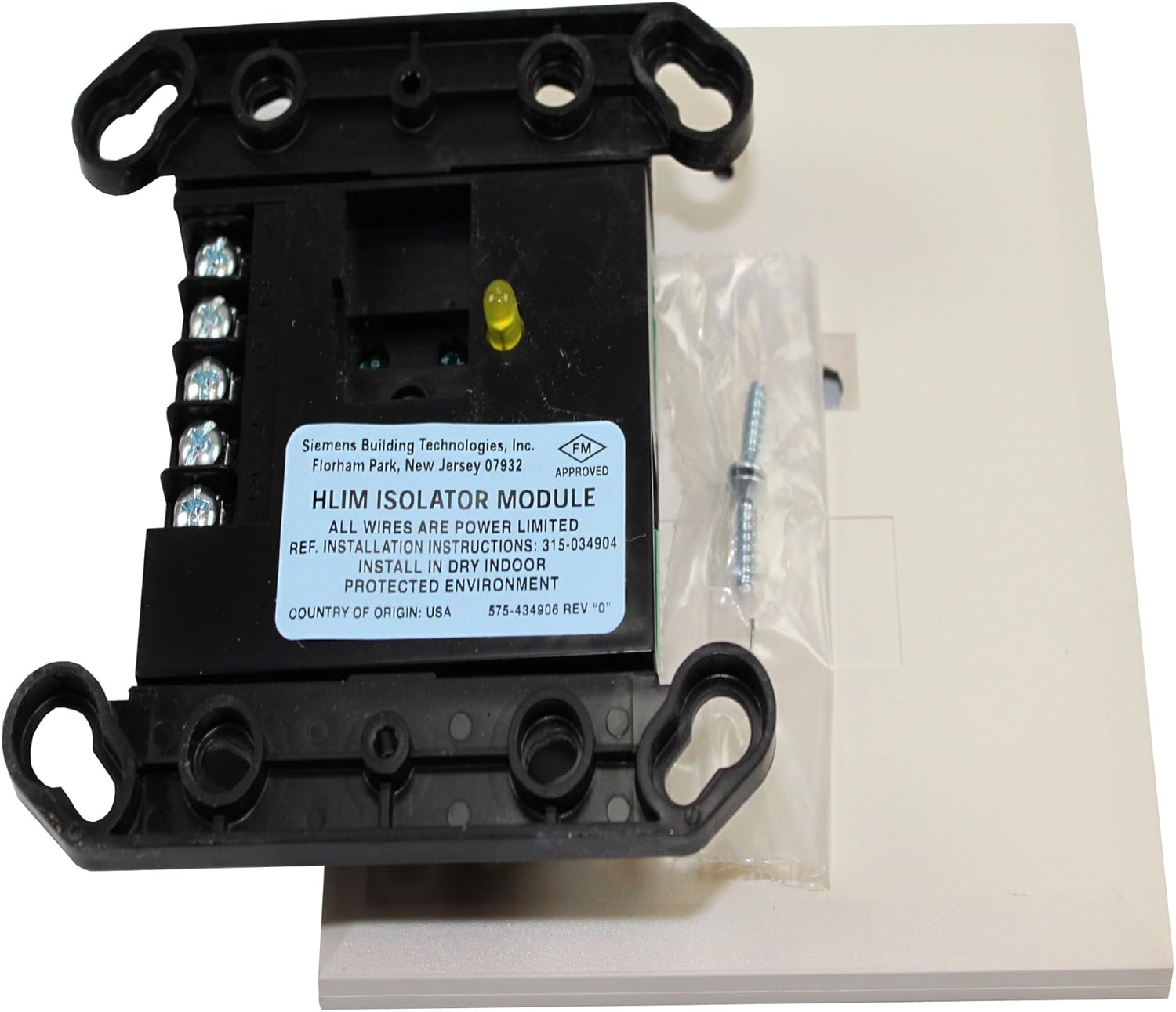 Amazon.com: Siemens HLIM 500-033170 Alarm Loop Line Isolator Module ...