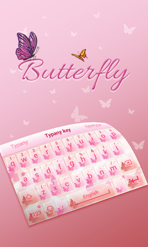Pink Butterfly Theme&Emoji Keyboard:Amazon.co.uk:Appstore for Android