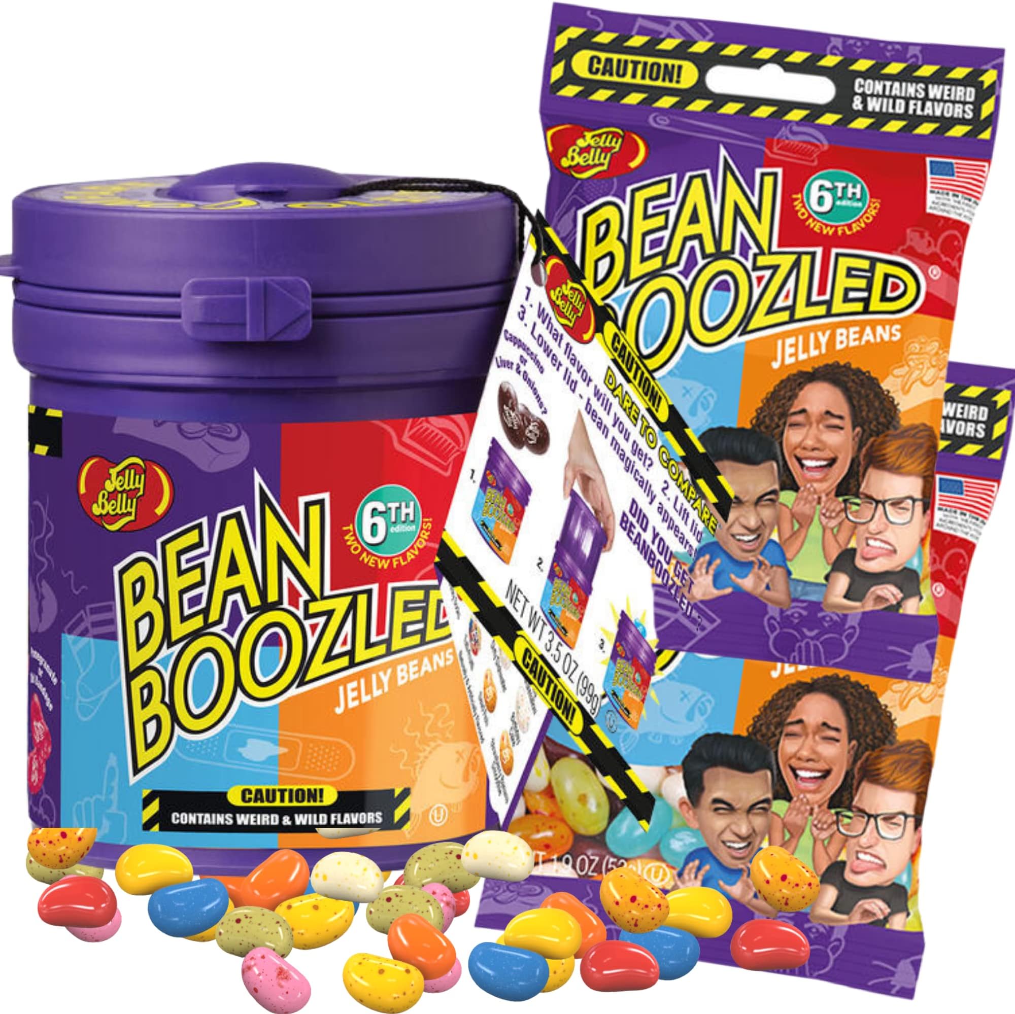 Amazon.com : Jelly Bean BeanBoozled Ultimate Challenge Kit With one ...