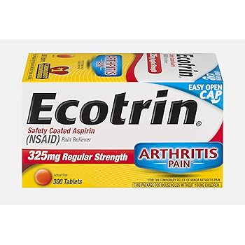 Amazon.com: Ecotrin Safety Coated Enteric Aspirin, 81 mg Low Strength ...