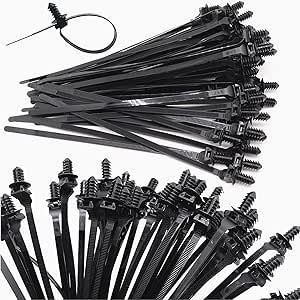 Amazon.com: YuGtcen Zip Ties 80 Pcs, 8 Inch Heavy Duty Cable Ties ...