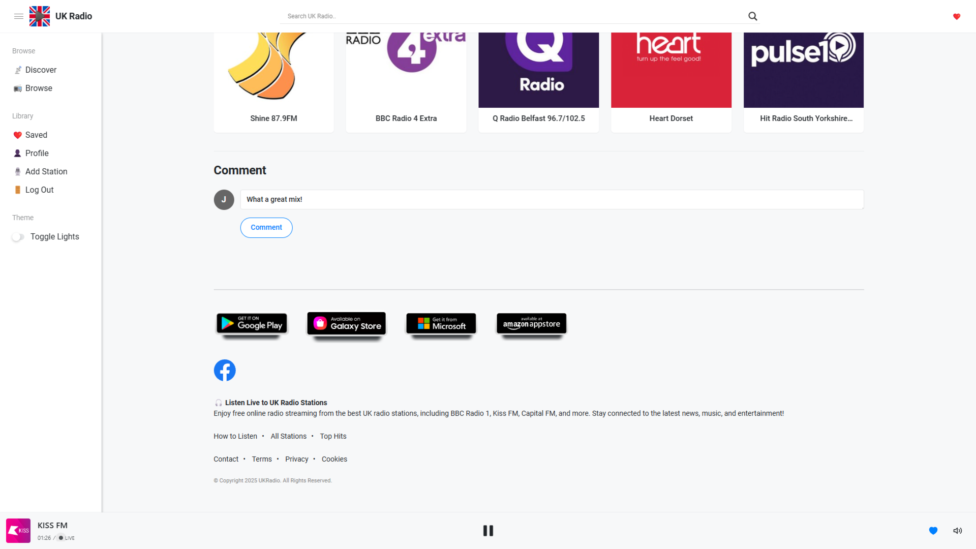UK Radio – Live FM, DAB & Online Stations - App on Amazon Appstore