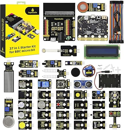 KEYESTUDIO BBC Micro:bit Starter Kit 37 in 1 Sensor Module Kit Work on ...