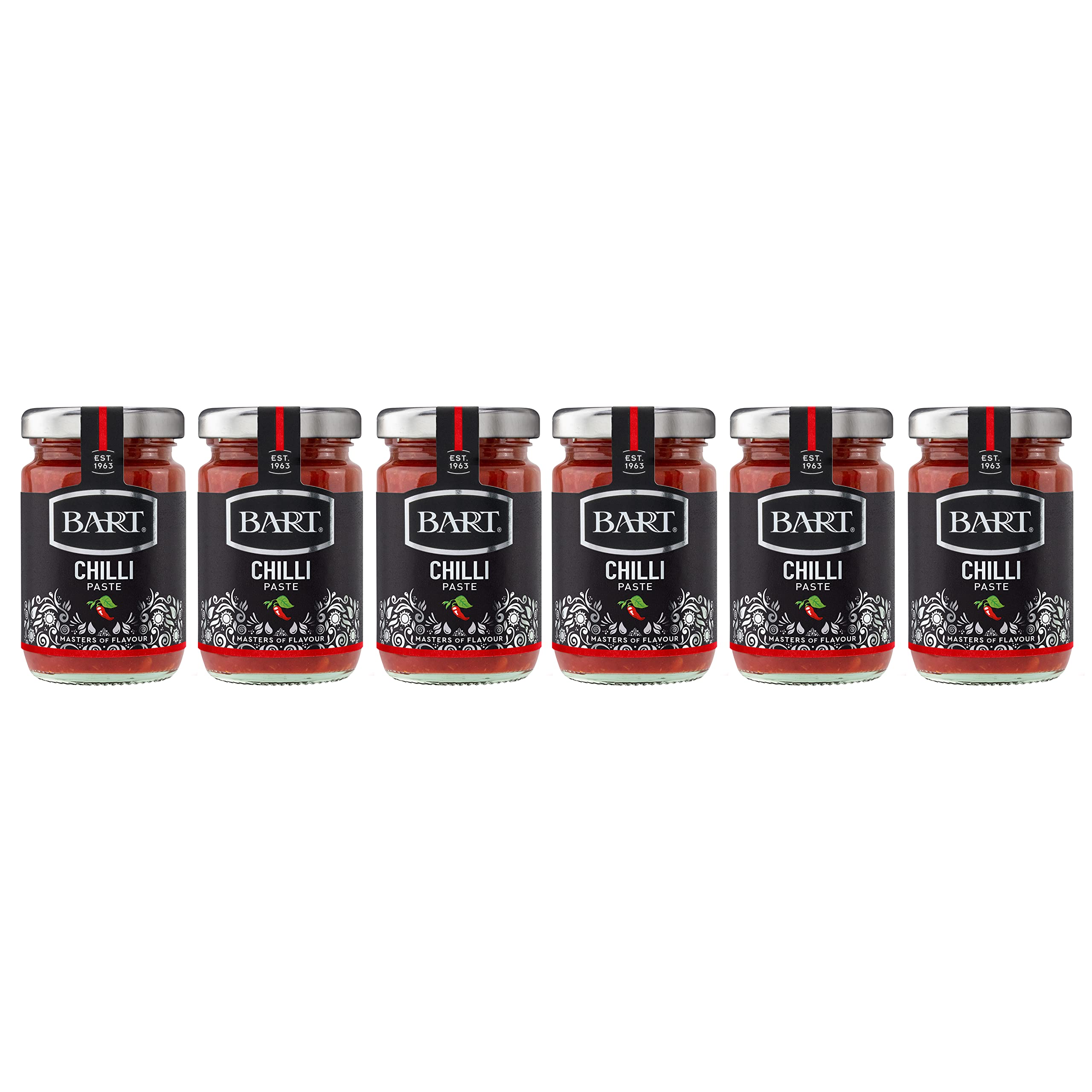 BART Paste Red Chilli Paste Jar 95g (pack of 6) : Amazon.co.uk: Grocery