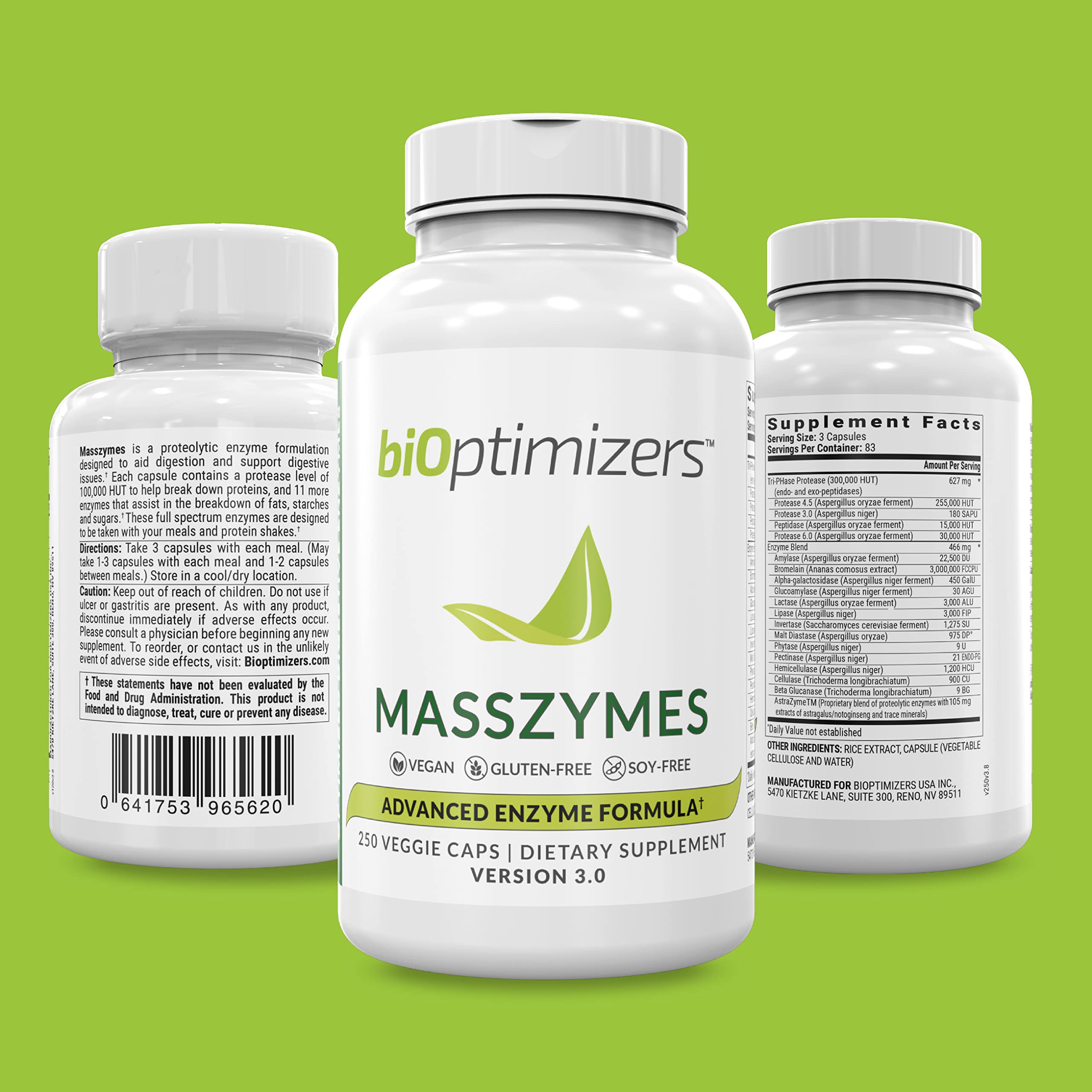 Snapklik.com : BiOptimizers MassZymes - Complete Digestive Enzymes ...