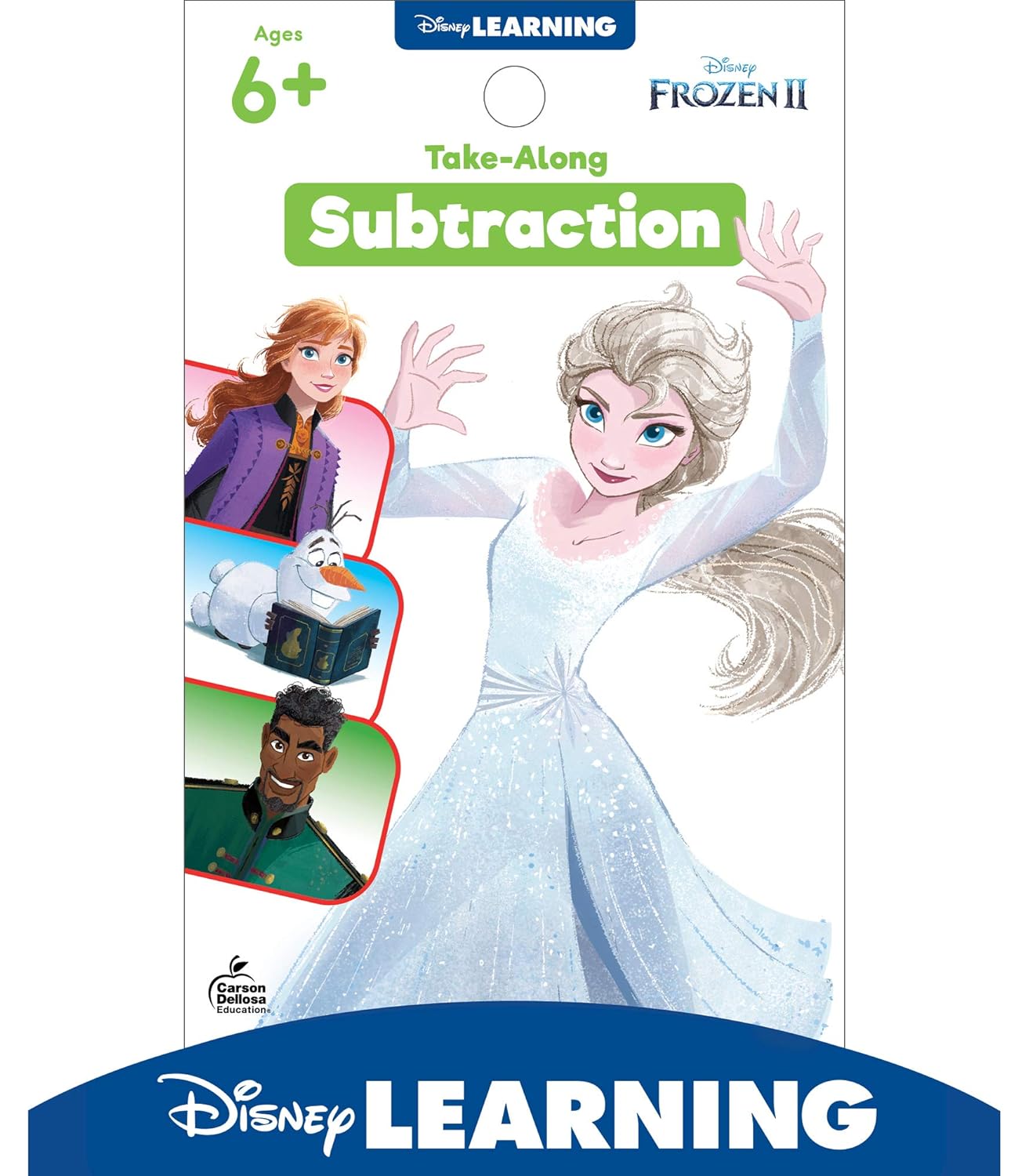Disney Learning Take-Along Subtraction Math Workbook, Frozen 2 Math ...