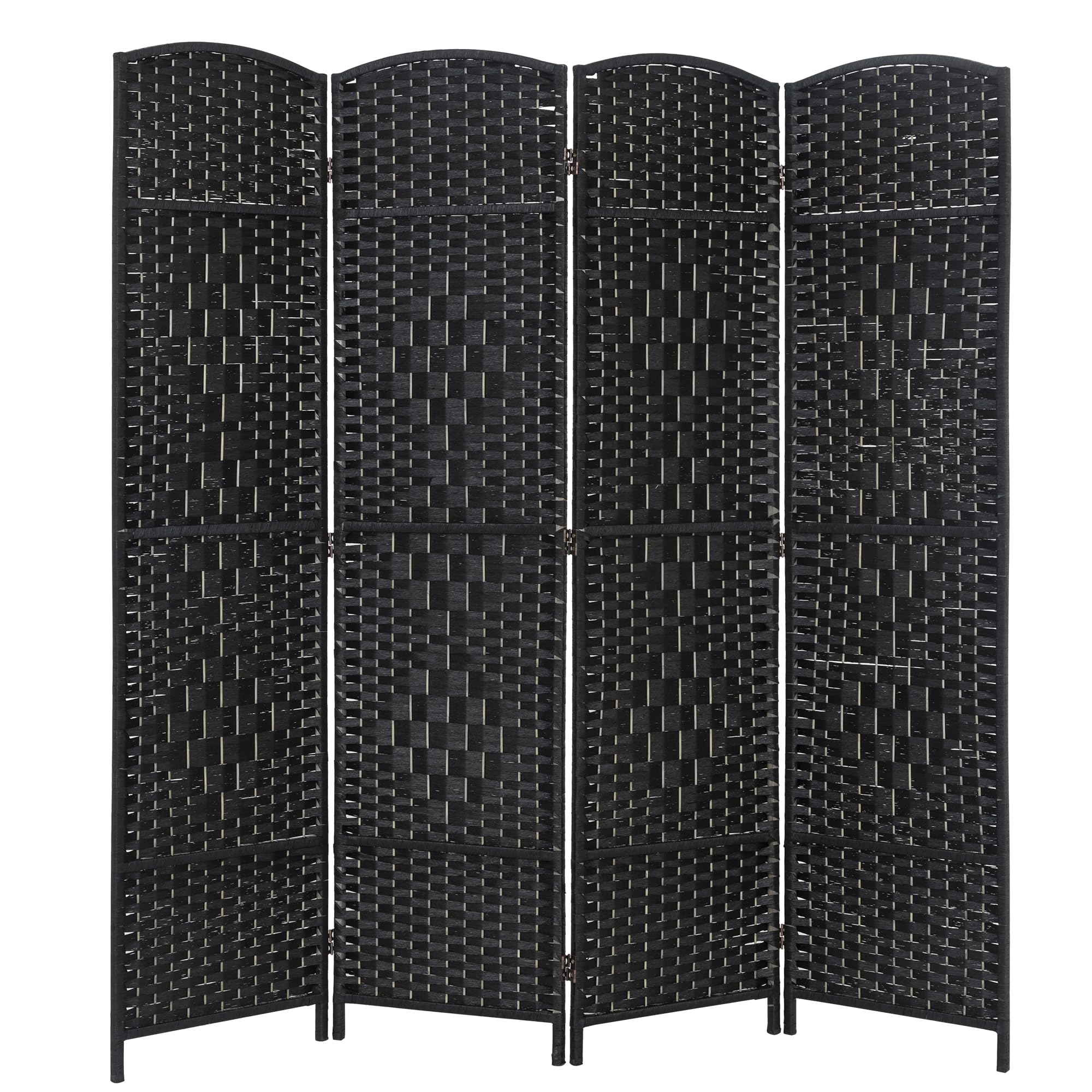 4 Panel Room Divider Folding Privacy Divider 6 Ft Indoor Wall Divider ...