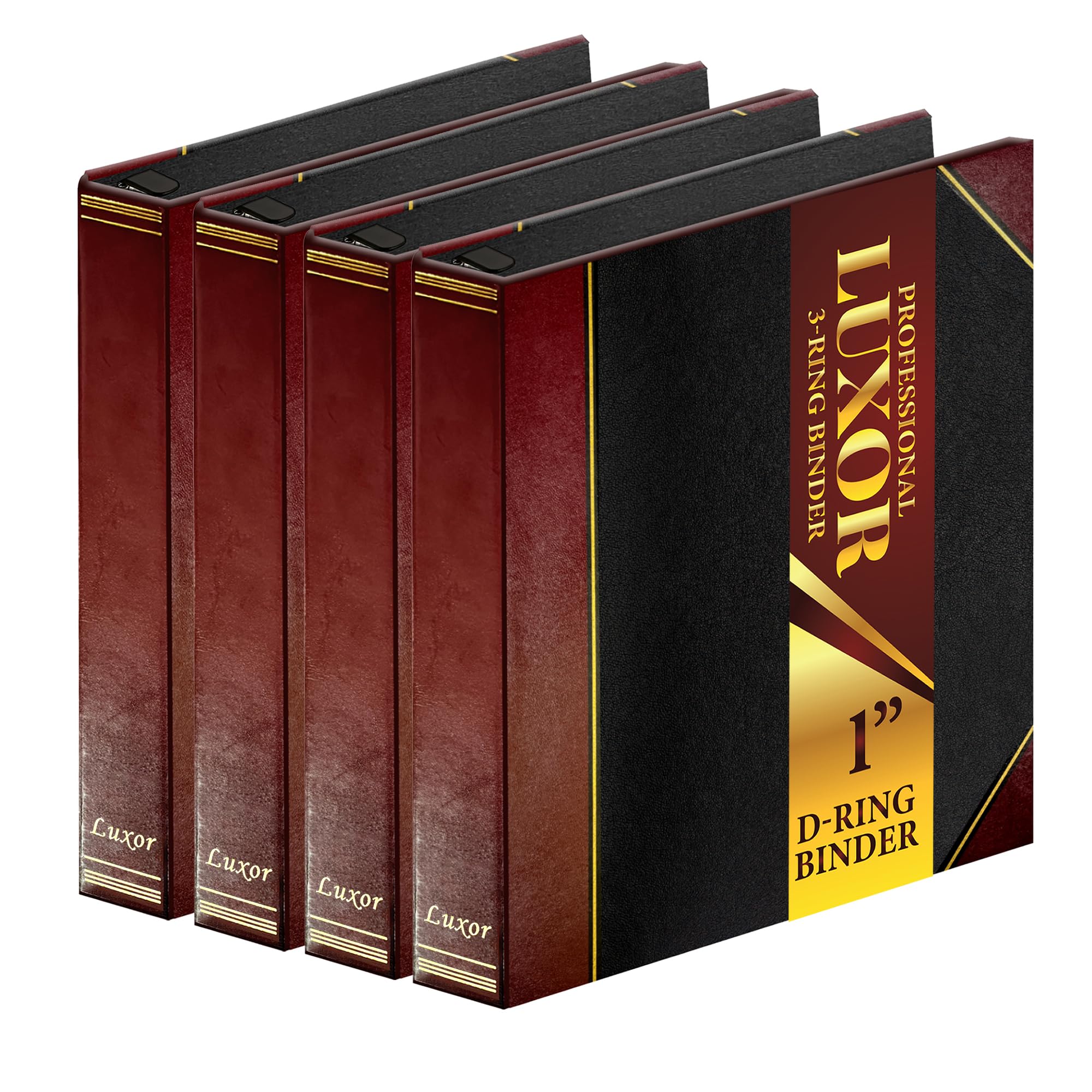 Snapklik.com : Performore 4 Pack Of Professional Luxor 3 Ring Binder 1 ...
