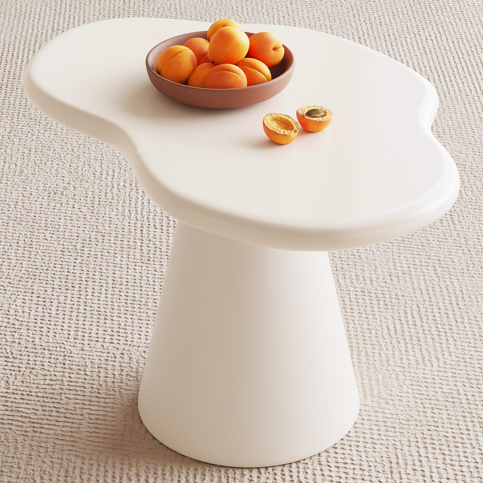 Amazon.com: Guyii Small End Table Cloud Side Table Modern Cocktail Table Irregular Nesting Table ...