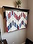 Amazon.com: Wall Mounted Quilt Rack - Solid Pine Wood Quilt Hanger with ...