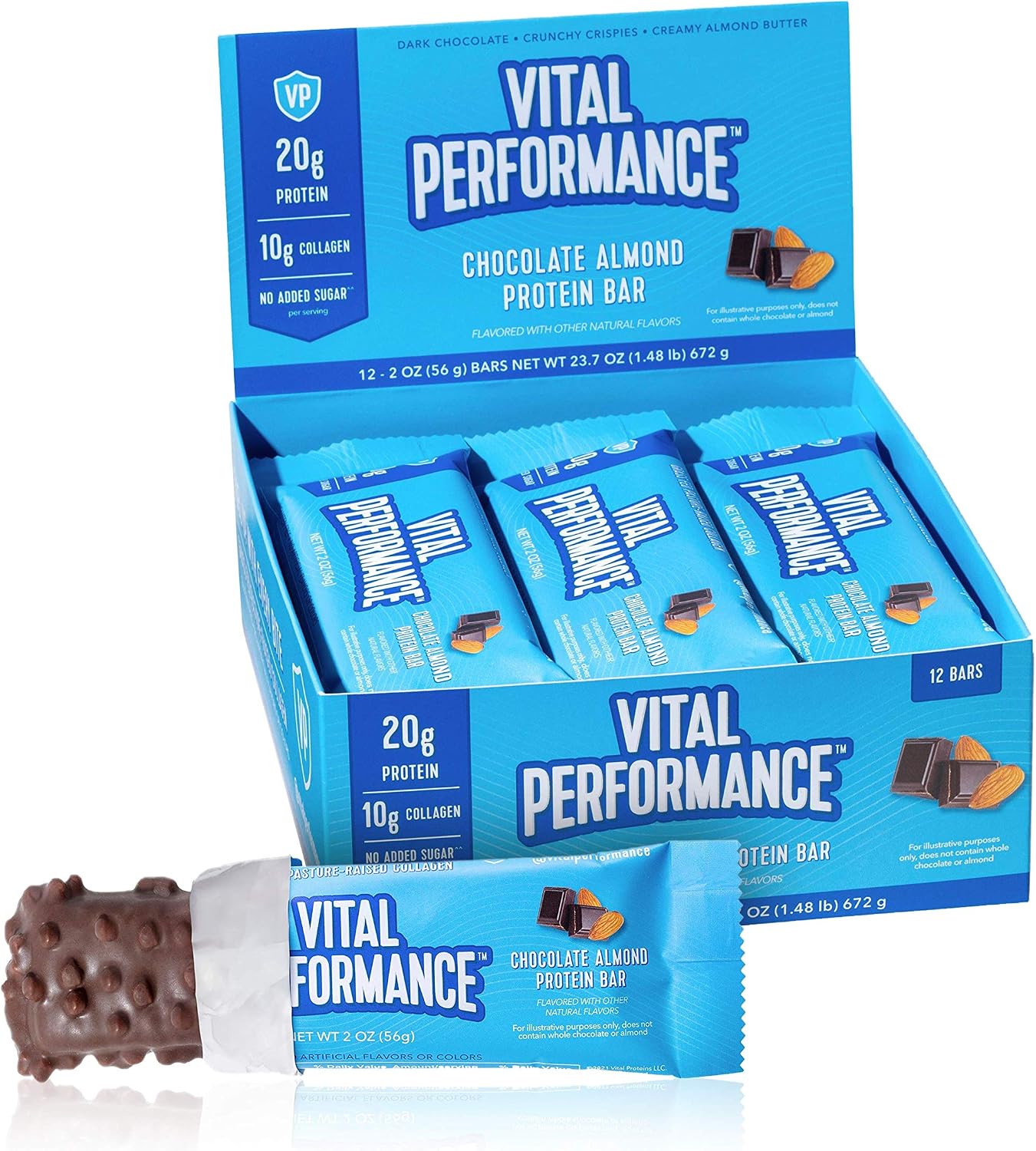 Amazon.com: Vital Performance Protein Bar, Healthy Snacks, 20g of ...