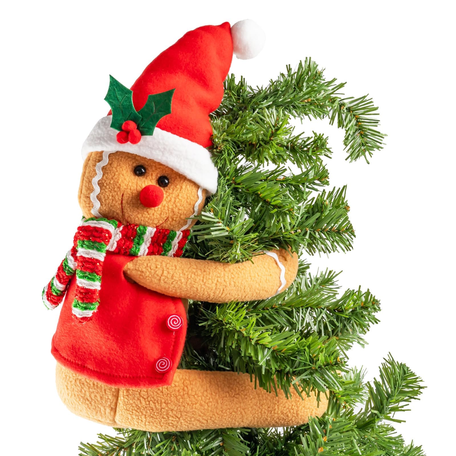 Amazon.com: Gingerbread Christmas Tree Topper Decorations,Gingerbread ...