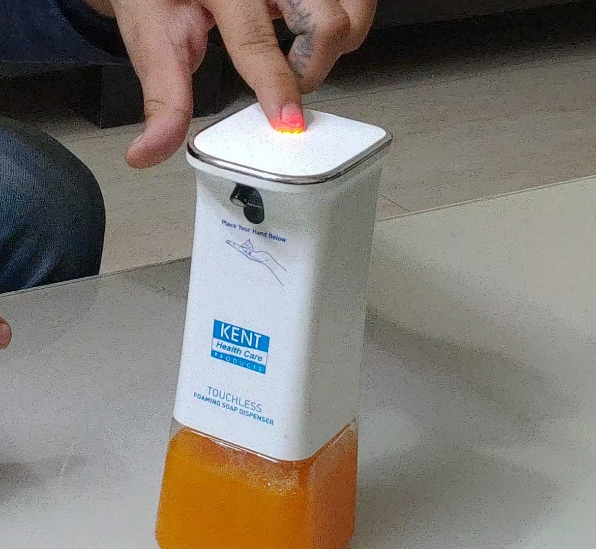 Kent Touchless Foaming Soap Dispenser, 12014,350 ML, 1.5 W, in-Built ...