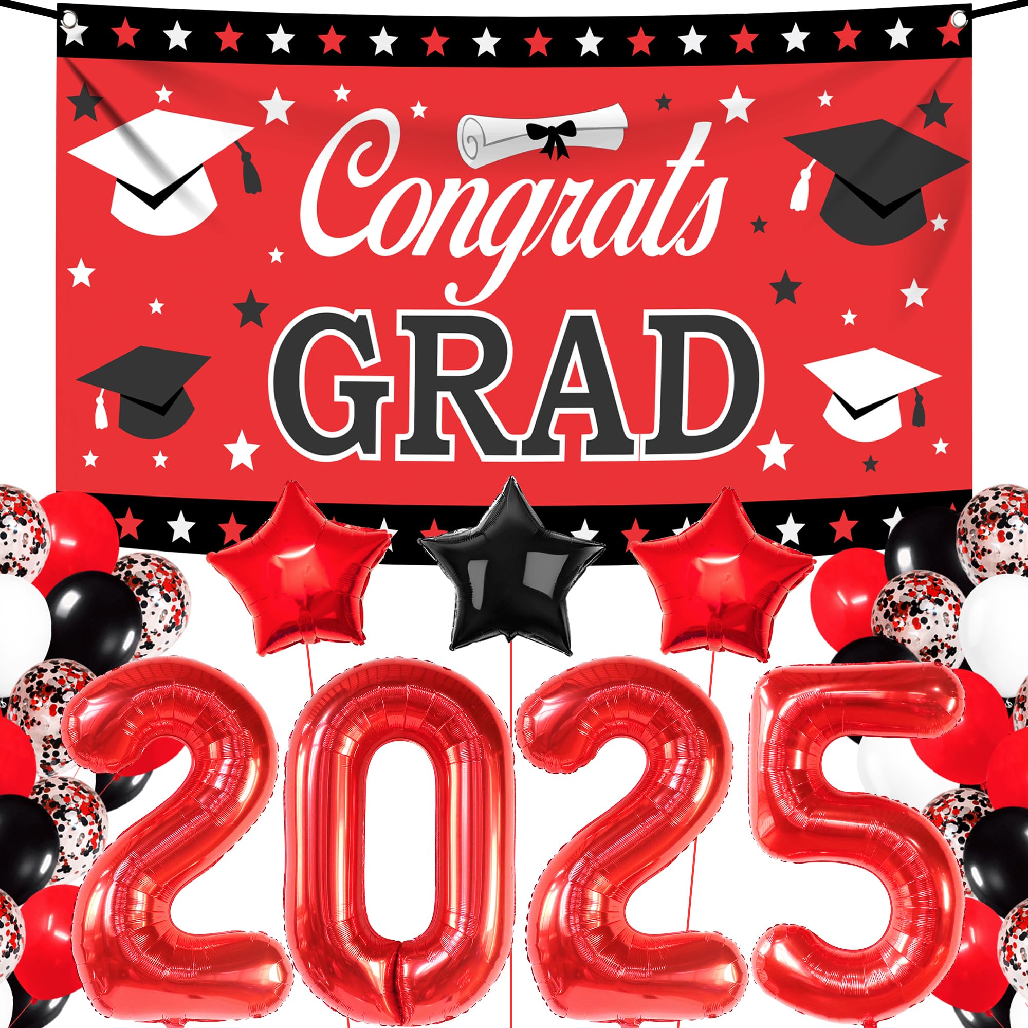 Red And Black Graduation Cornell University | A Big Red