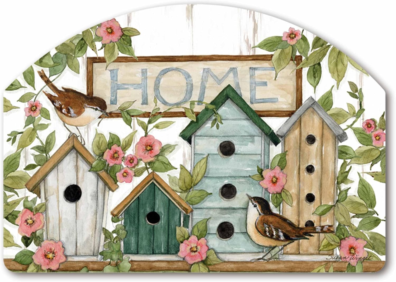 Amazon.com : Studio M Yard DeSigns Birdhouses Decorative Yard Sign ...