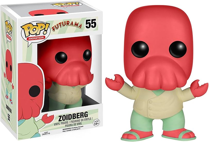 Amazon.com: Funko POP TV: Futurama - Zoidberg Action Figure : Toys & Games