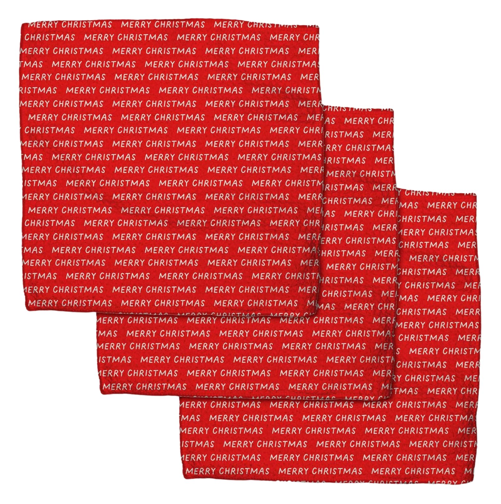 Amazon.com: GEOMETRY Holiday Kitchen Dish Cloths - Quick Dry Dishcloths ...