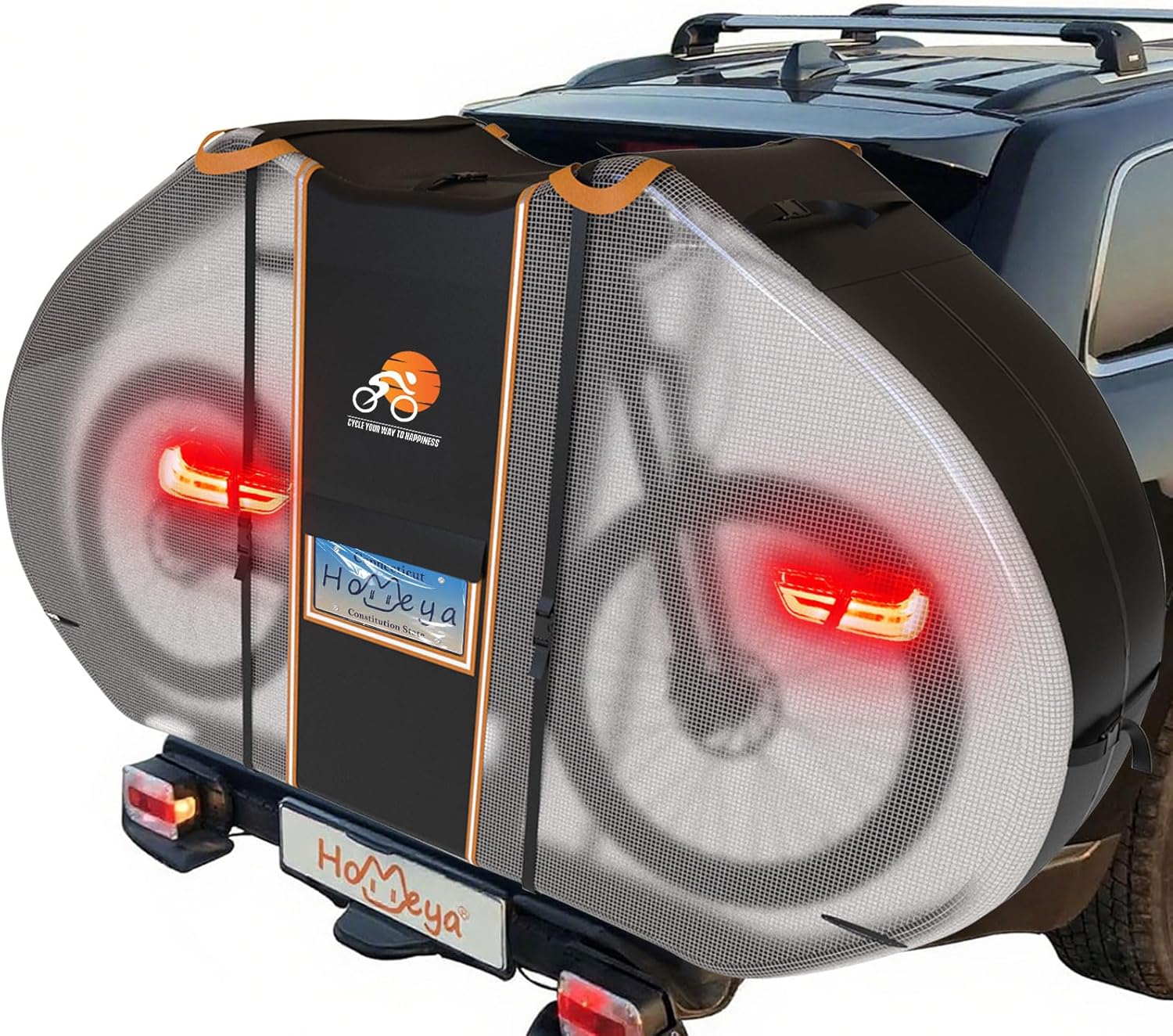 Amazon.com : Bike Cover for Transport 3 Bike, Heavy Duty 600D PU ...