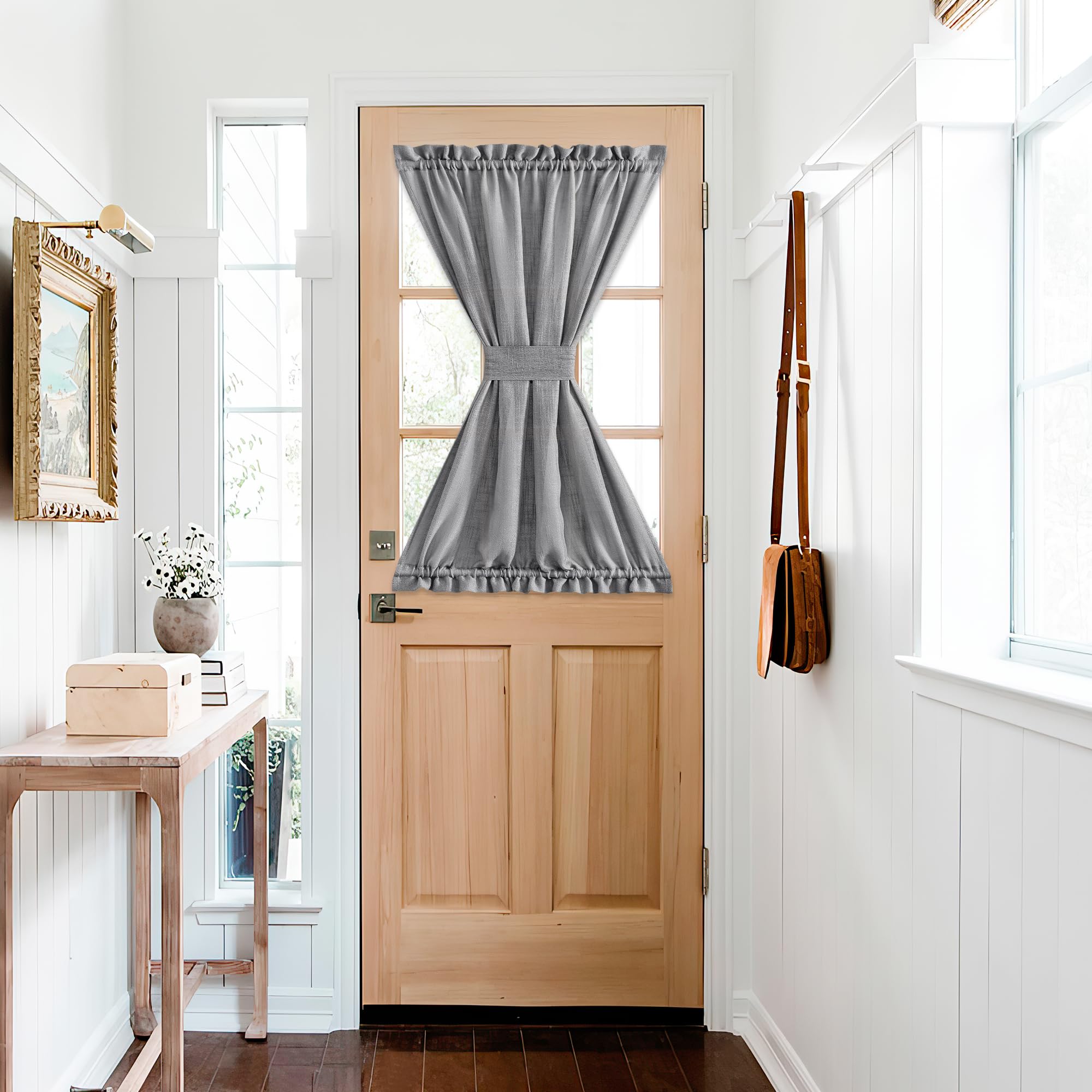 Amazon.com: NICETOWN Sheer Door Curtains, Side Door Curtains for Small ...
