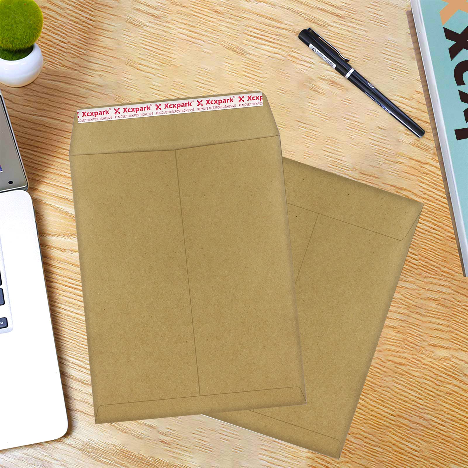 Shipping Envelopes 25 Expandable Kraft Envelopes - Large Self-Sealing ...