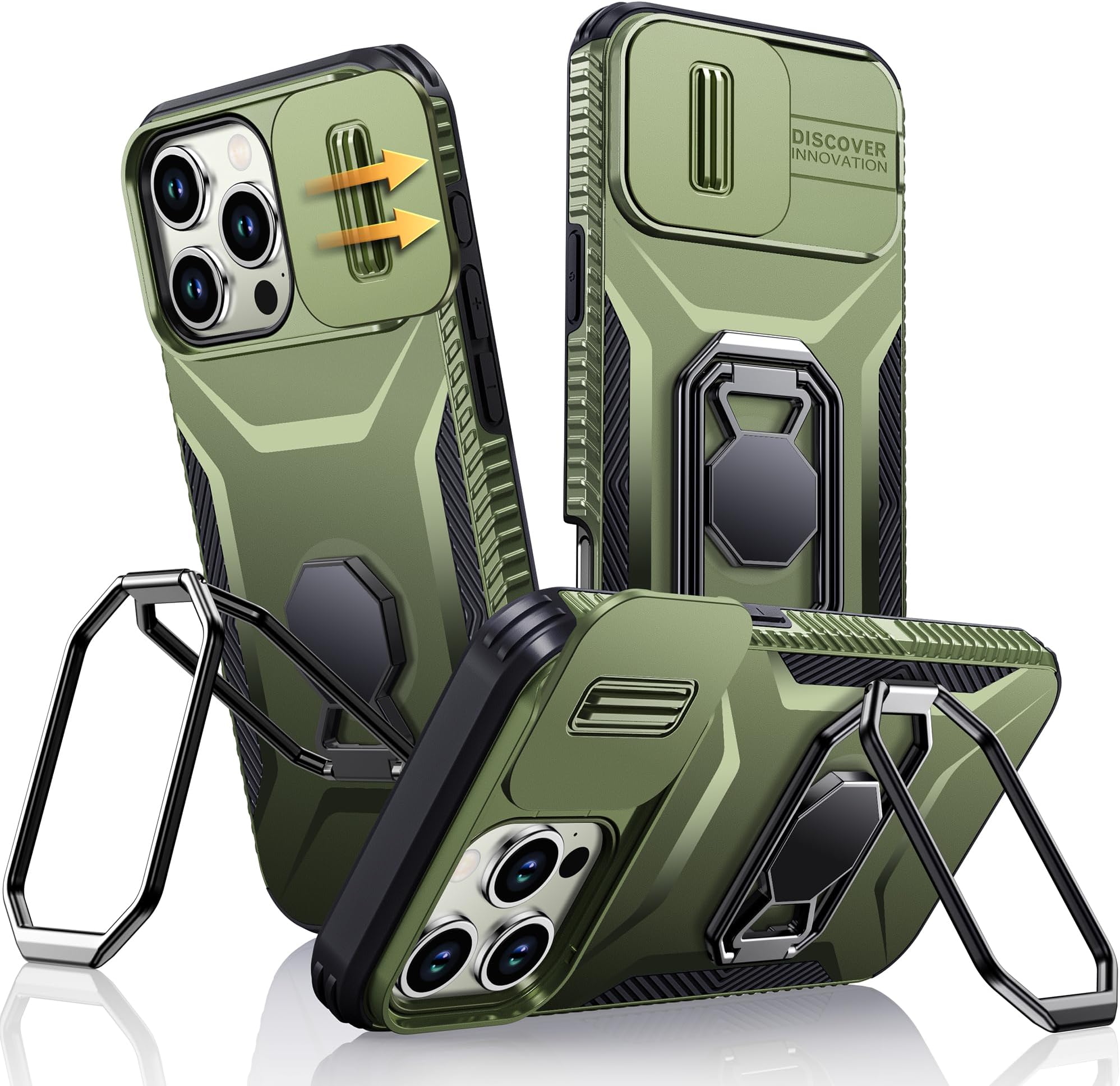 Amazon.com: XYZ for iPhone 16 Pro Max Case with Stand, Phone Case with ...