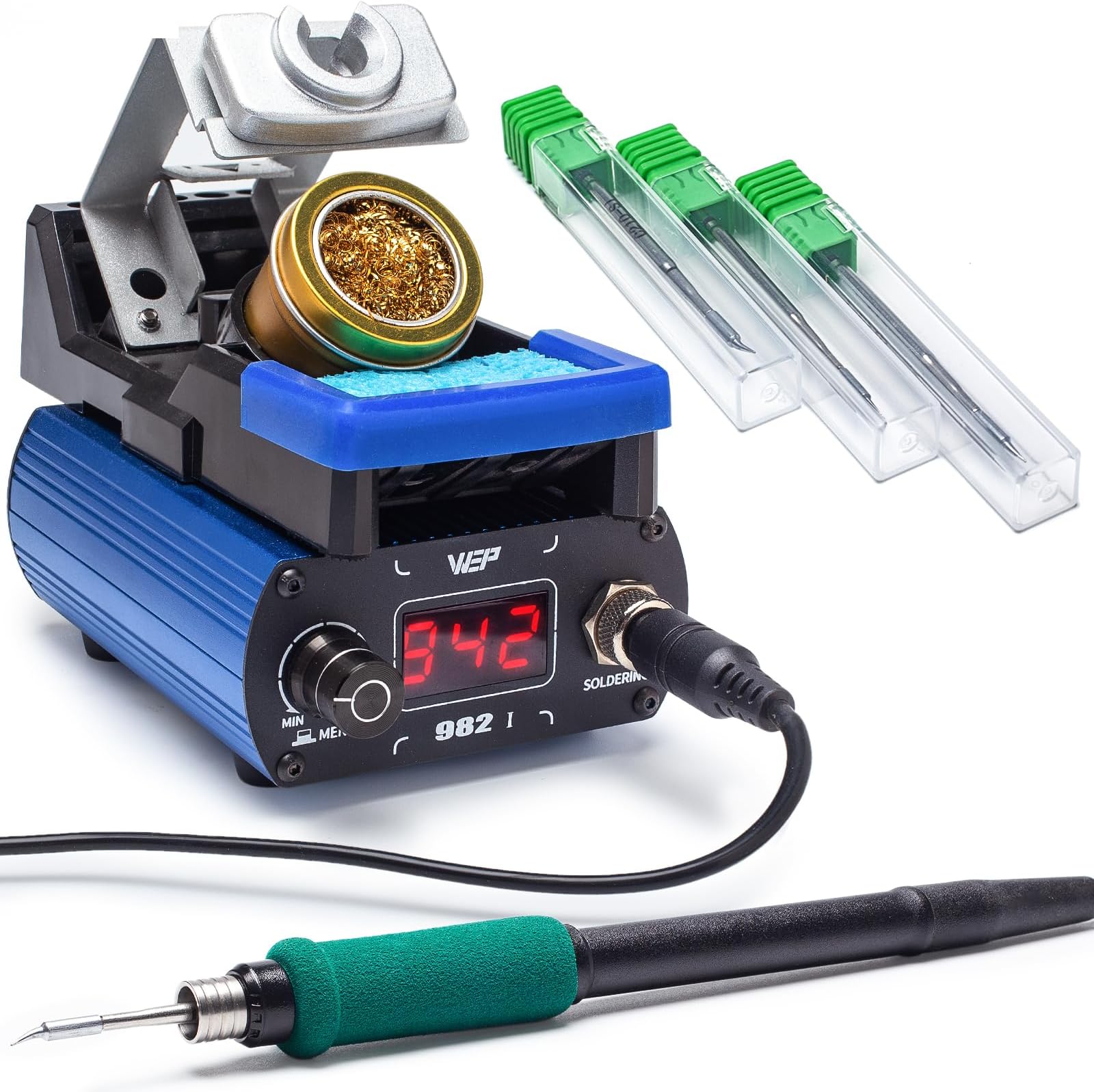 WEP 982 II Precision Soldering Station Kit with 3 C245 compatible ...