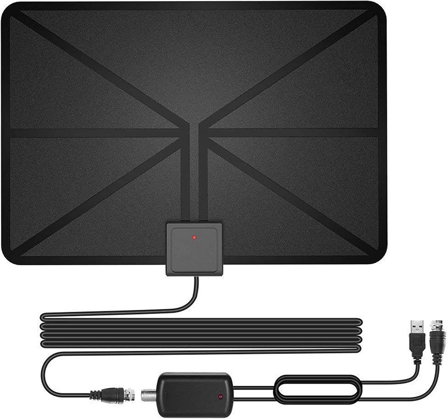 Amazon.com: TV Antenna, Indoor Amplified HDTV Antenna 50 Mile Range ...